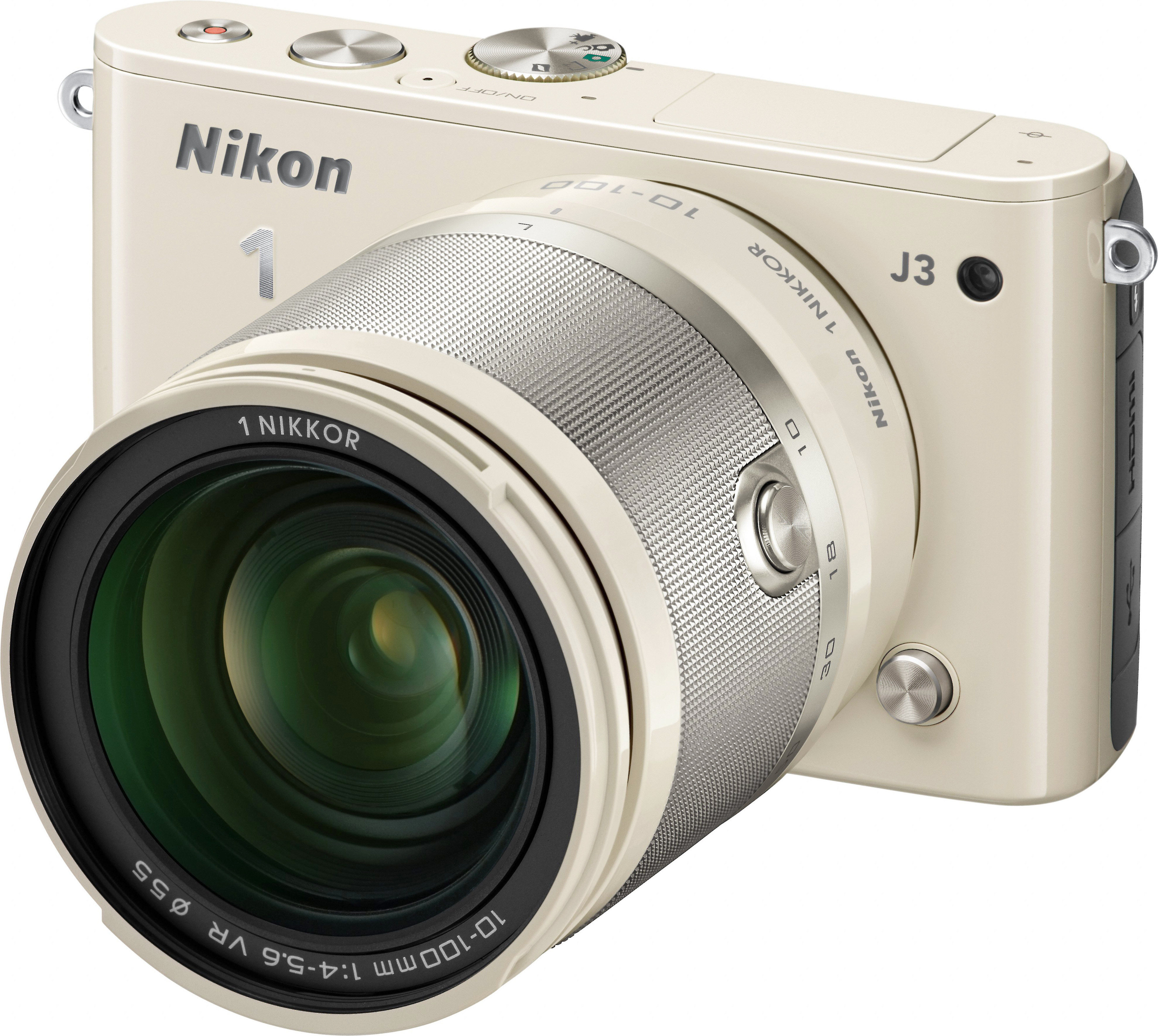 Customer Reviews: Nikon 1 J3 with Wide-range 10X Zoom Lens (Beige) 14 ...