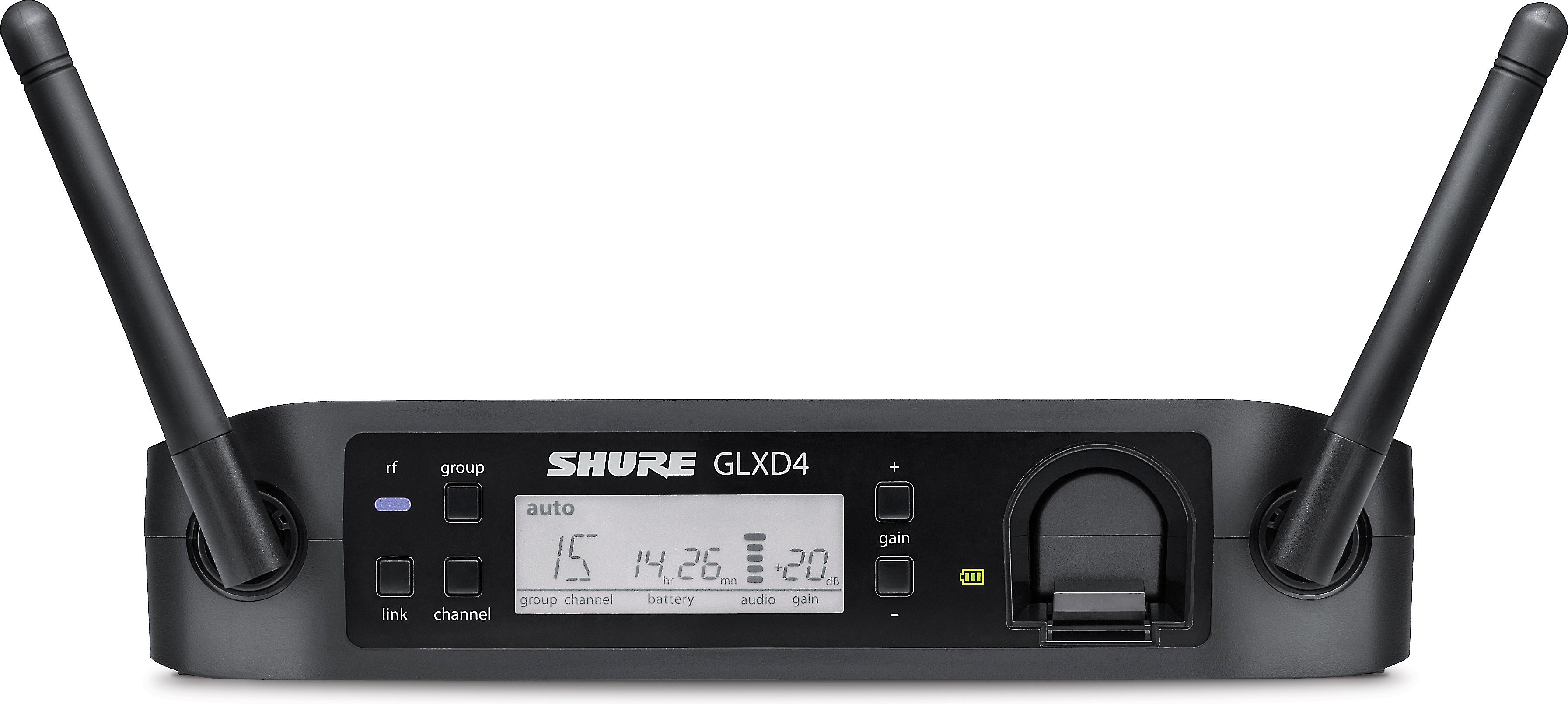 Shure GLXD4 Digital wireless receiver at Crutchfield