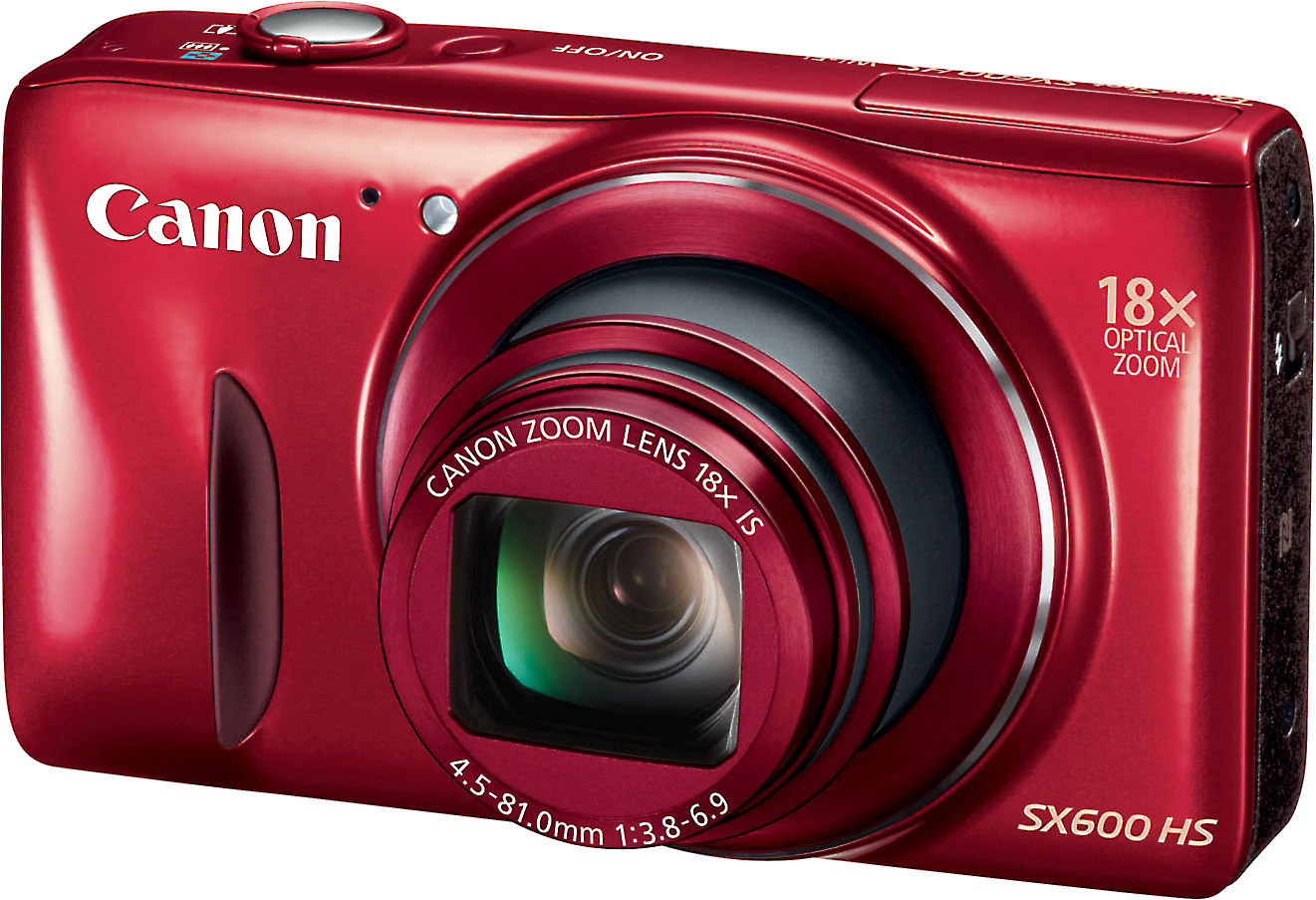 Customer Reviews: Canon PowerShot SX600 HS (Red) 16-megapixel digital ...