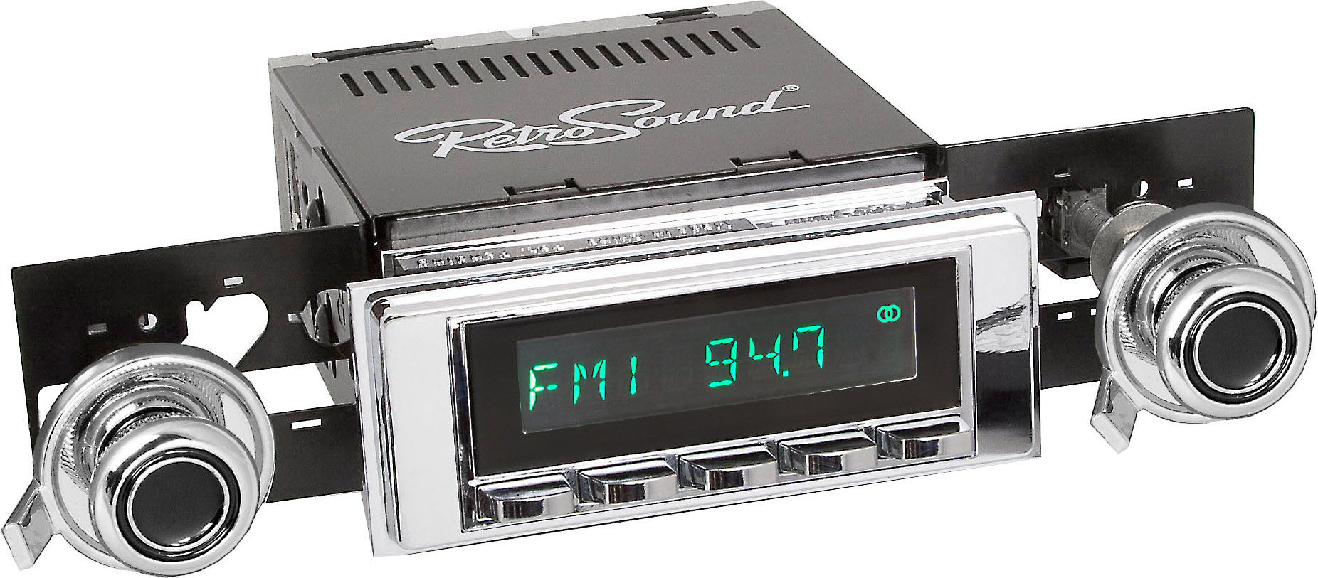 Customer Reviews: RetroSound 120-55-73 Faceplate and Knob Kit (Chrome ...