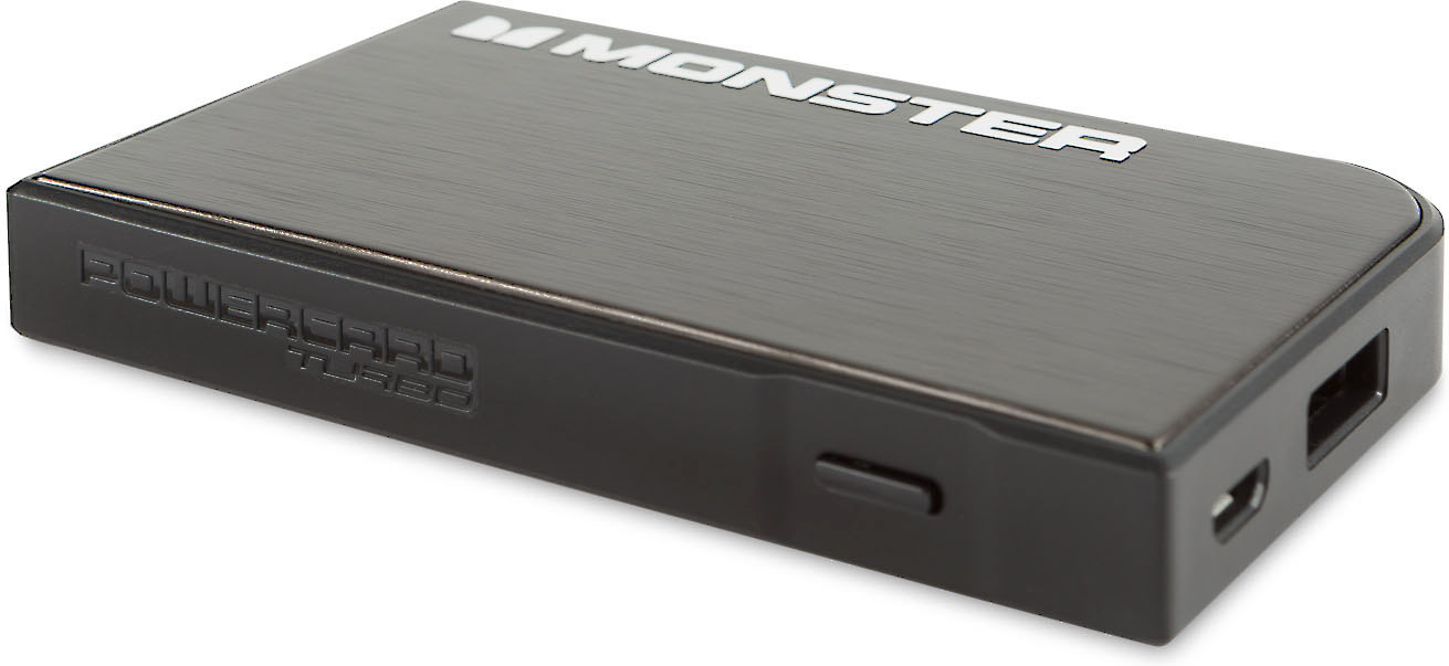 Customer Reviews: Monster Mobile® PowerCard Turbo™ (Slate Black ...