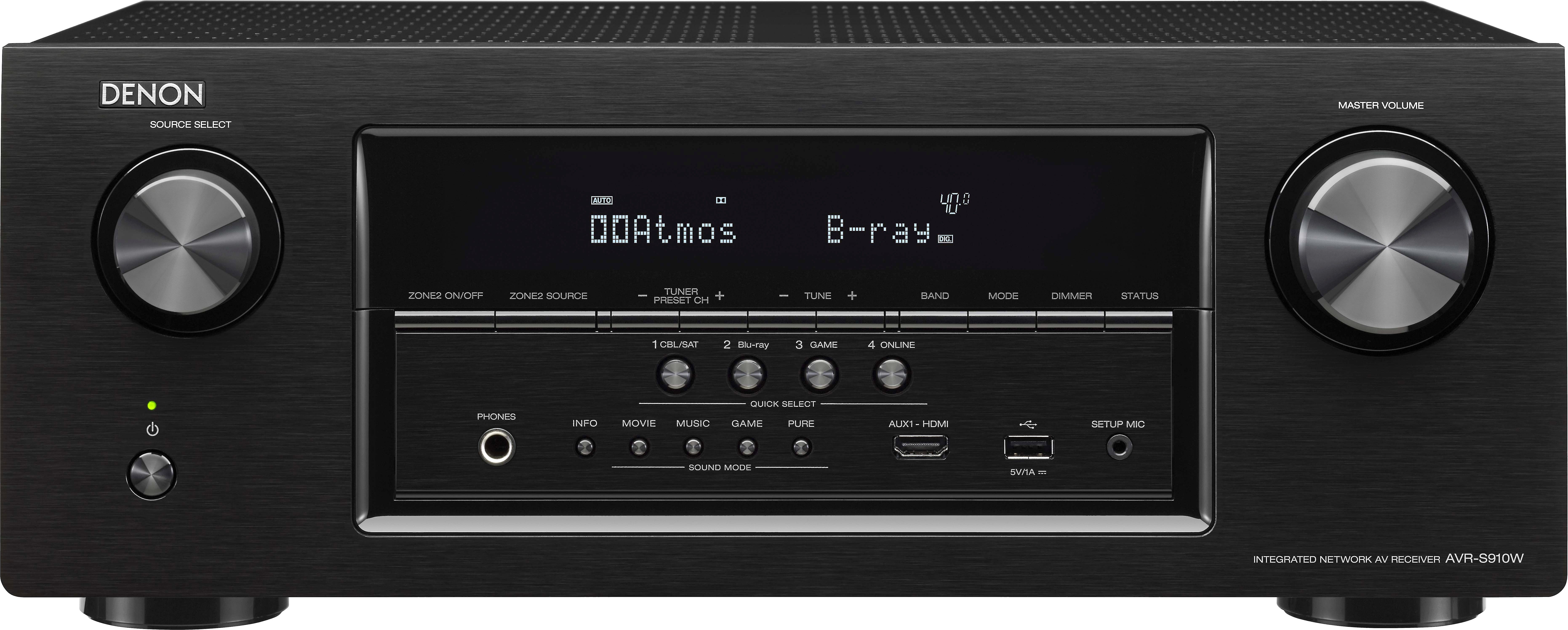 Customer Reviews: Denon AVR-S910W 7.2-channel home theater receiver ...