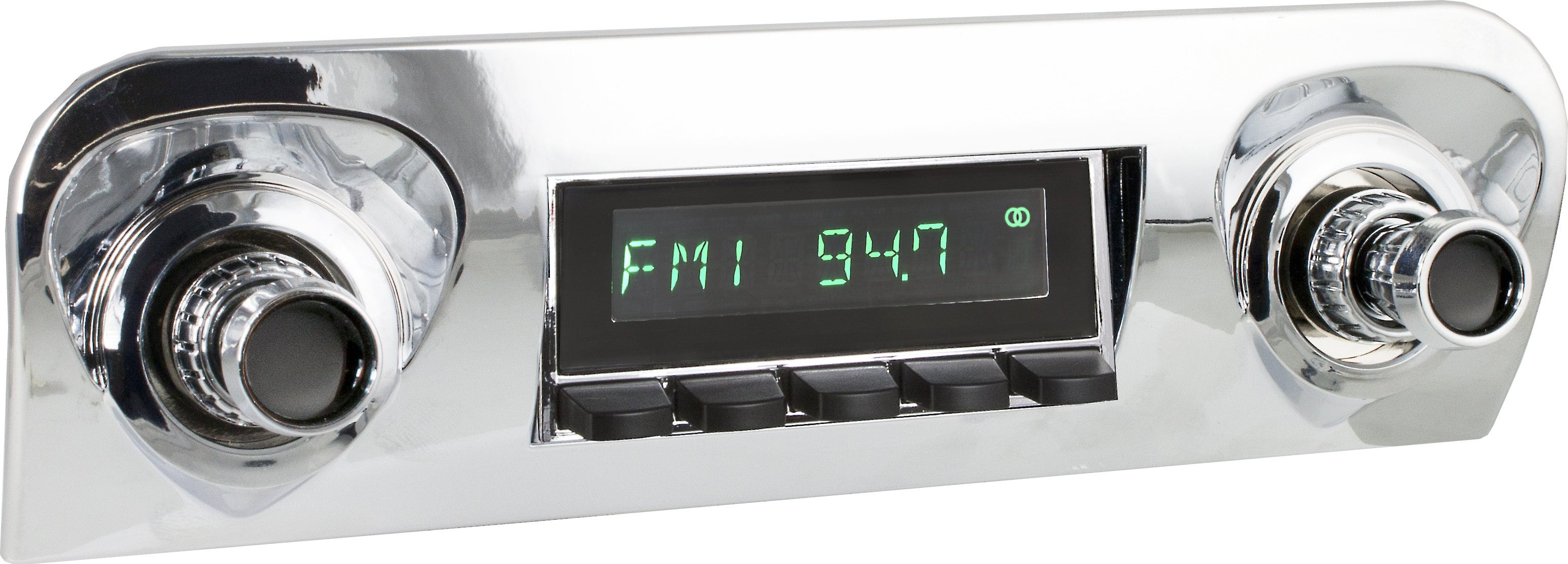 Customer Reviews: RetroSound 109-54-74 (Chrome bezel with black/chrome ...