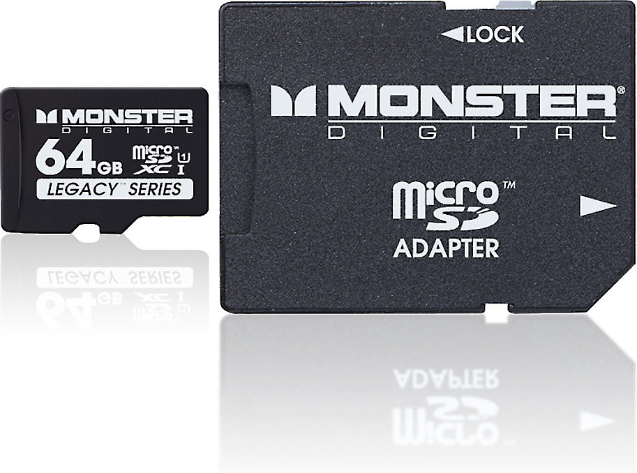Customer Reviews: Monster microSDXC Memory Card (64 GB) Speed Class 10 ...