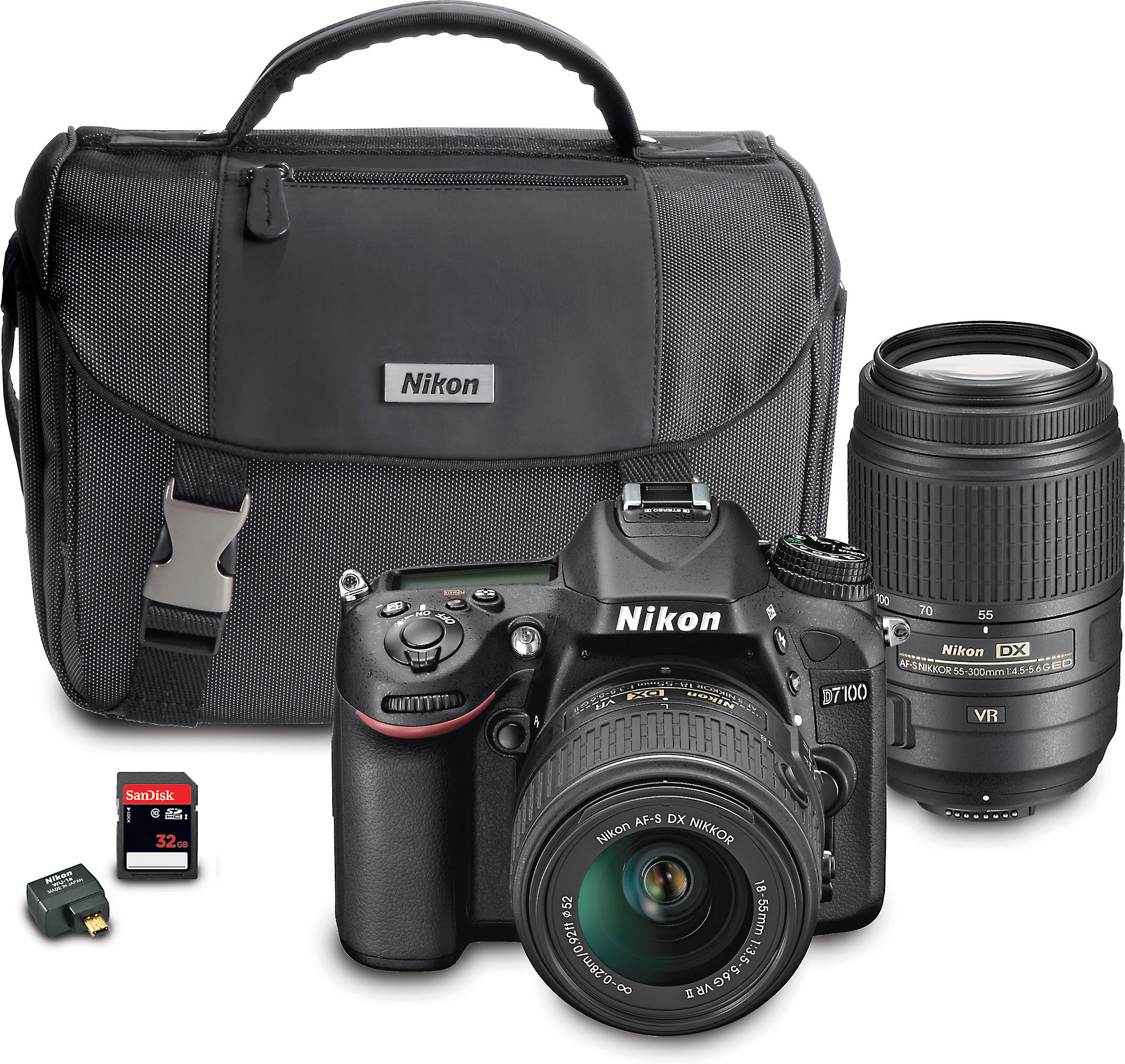 Customer Reviews: Nikon D7100 Two Zoom Lens Bundle 24.1-megapixel ...