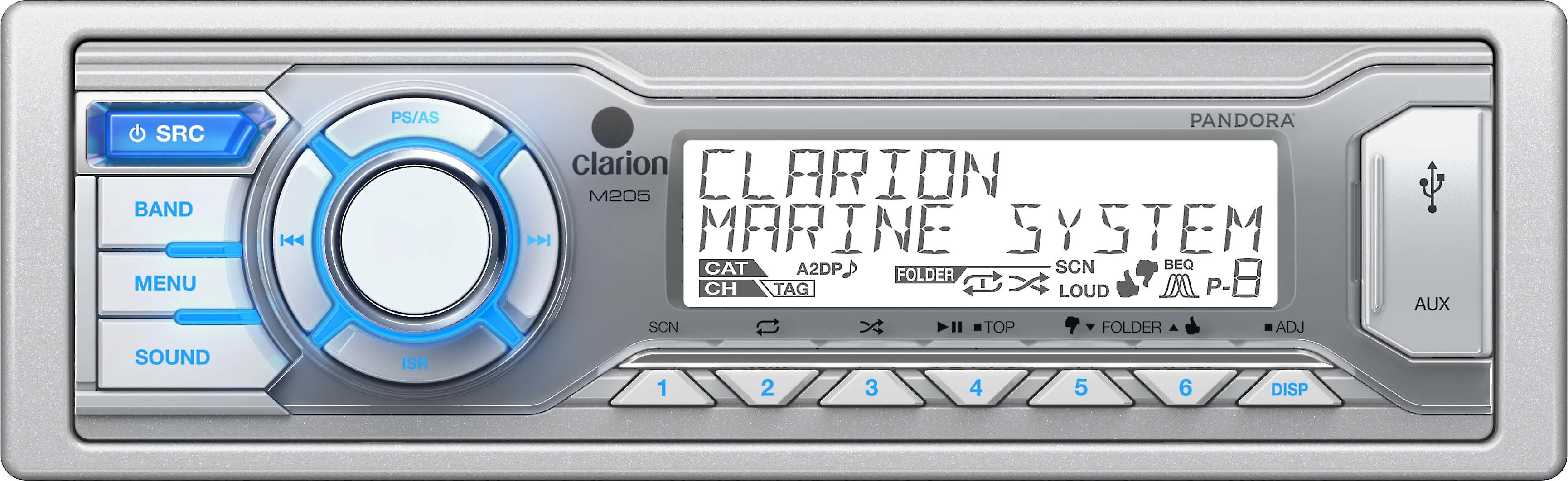 Customer Reviews: Clarion M205 Marine digital media receiver (does not ...