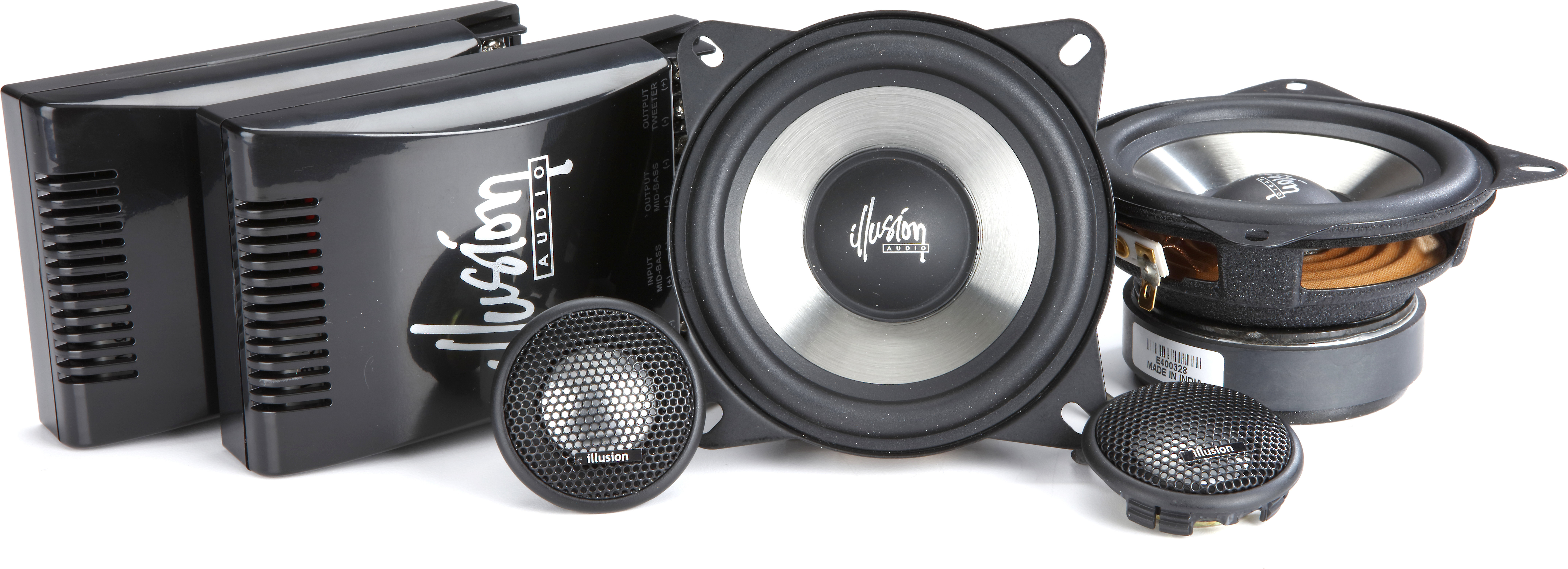 Customer Reviews: Illusion Audio Electra E4 4" component speaker system ...