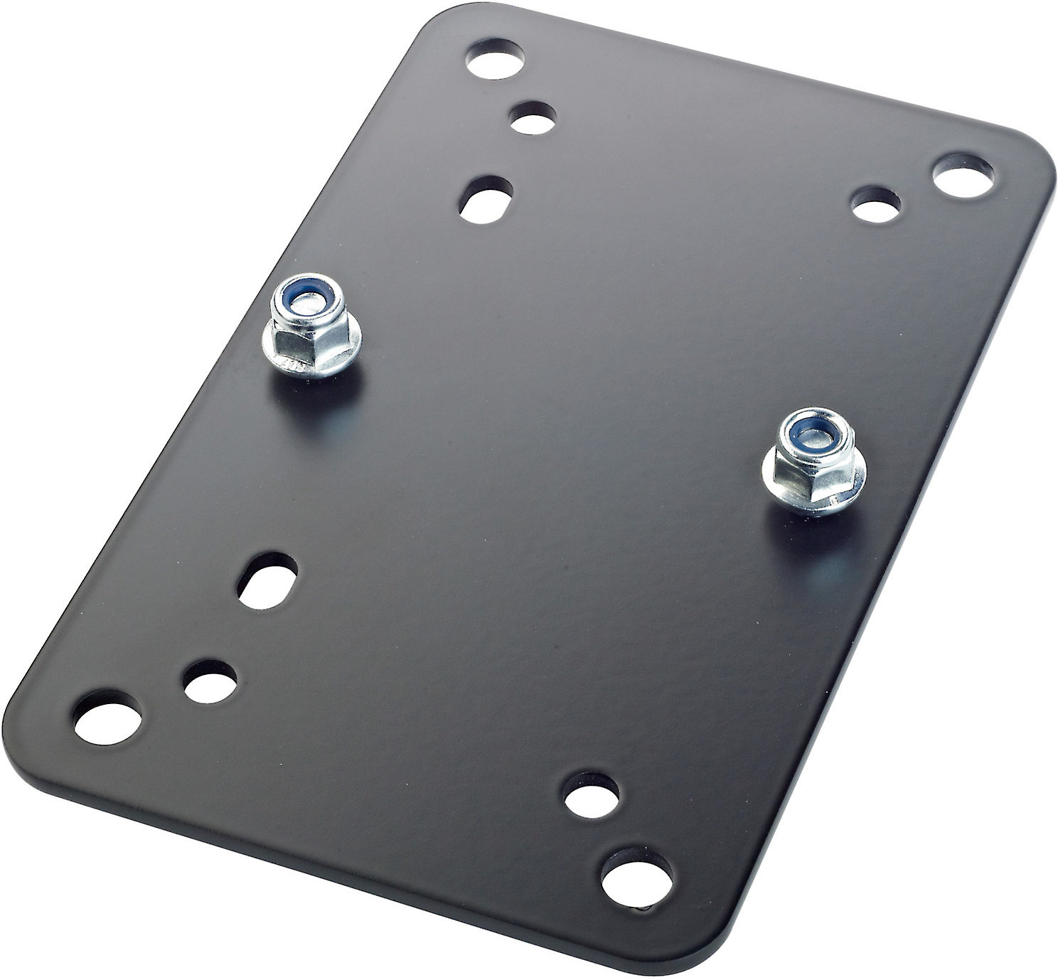 Product Videos: K&M Adapter Plate #2 (Black) Adapts your speaker to fit ...