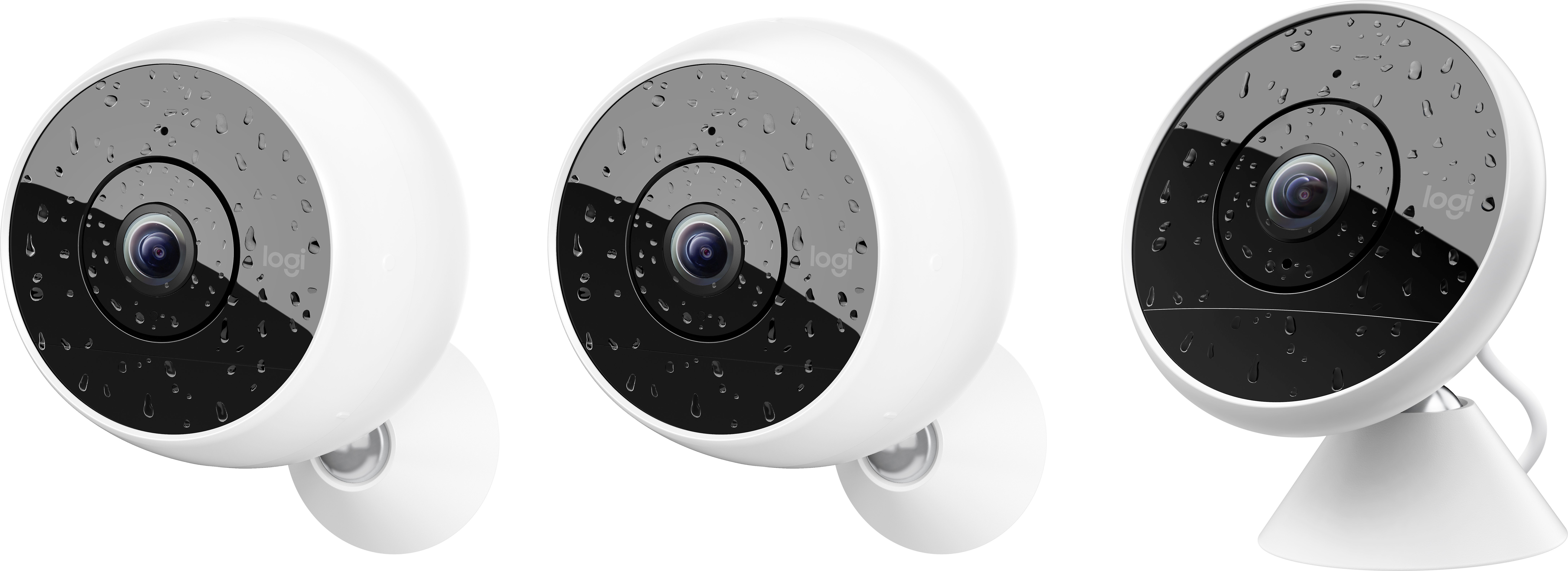 Customer Reviews: Logitech Circle 2 Multi-Pack Three indoor/outdoor Wi ...