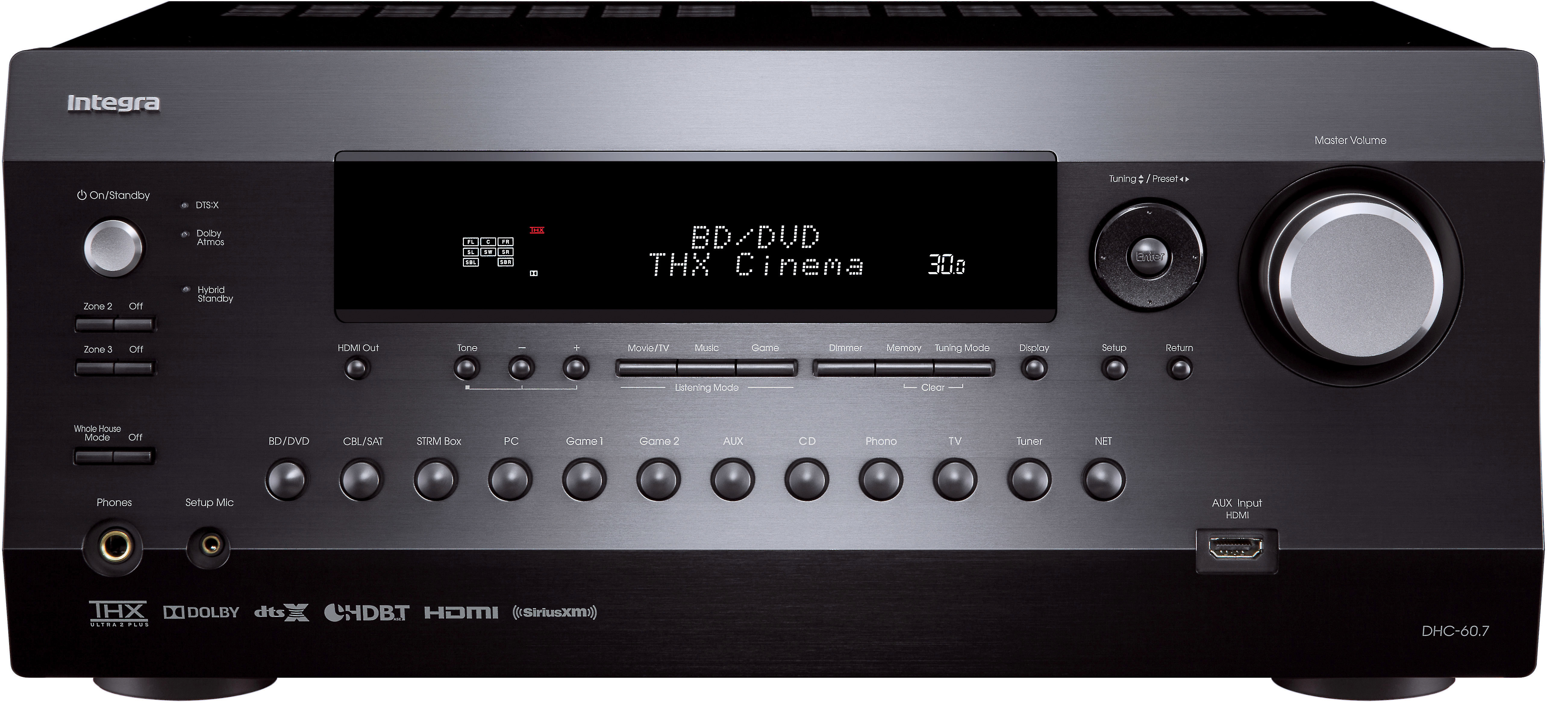 Customer Reviews: Integra DHC-60.7 Home theater preamp/processor with 7 ...