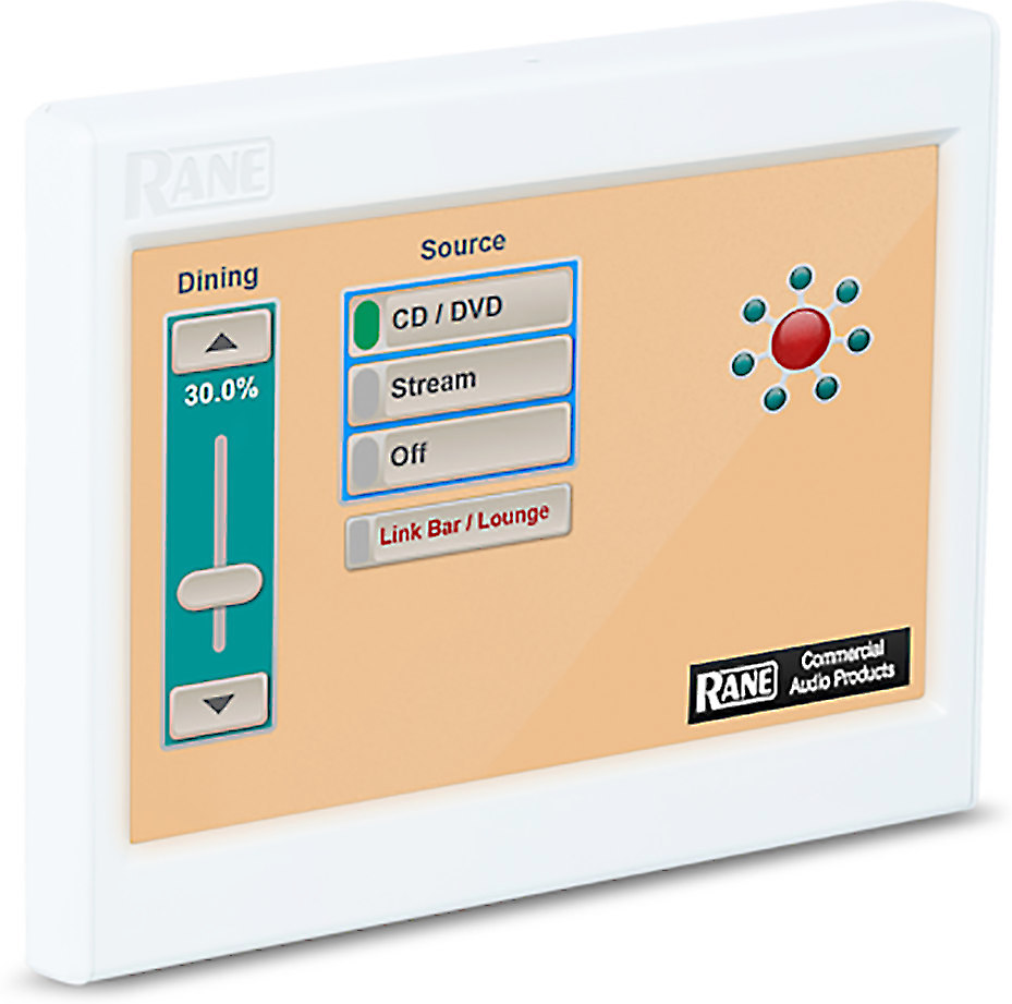 Customer Reviews: Rane DR6 LCD touchscreen remote control for Zonetech ...