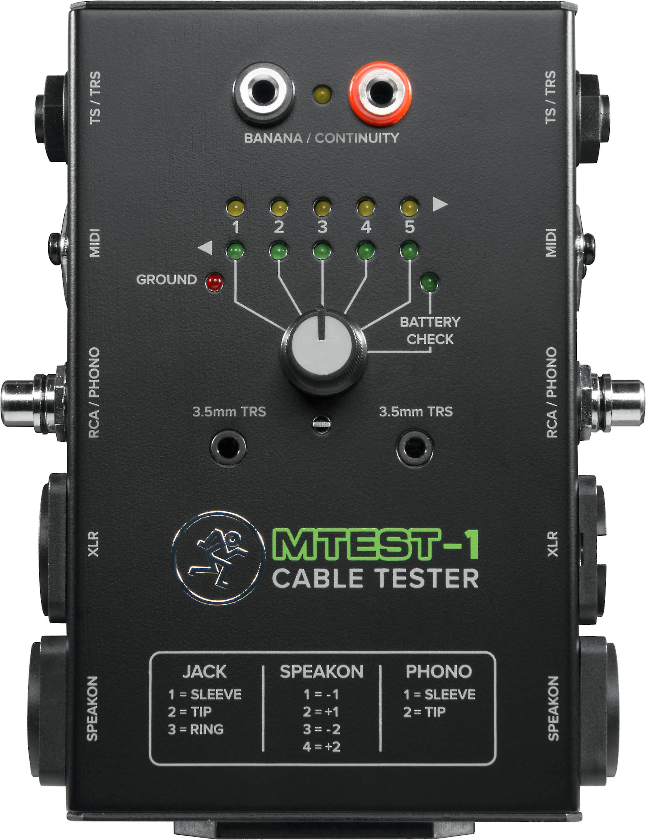 Customer Reviews: Mackie MTEST-1 Audio cable tester at Crutchfield
