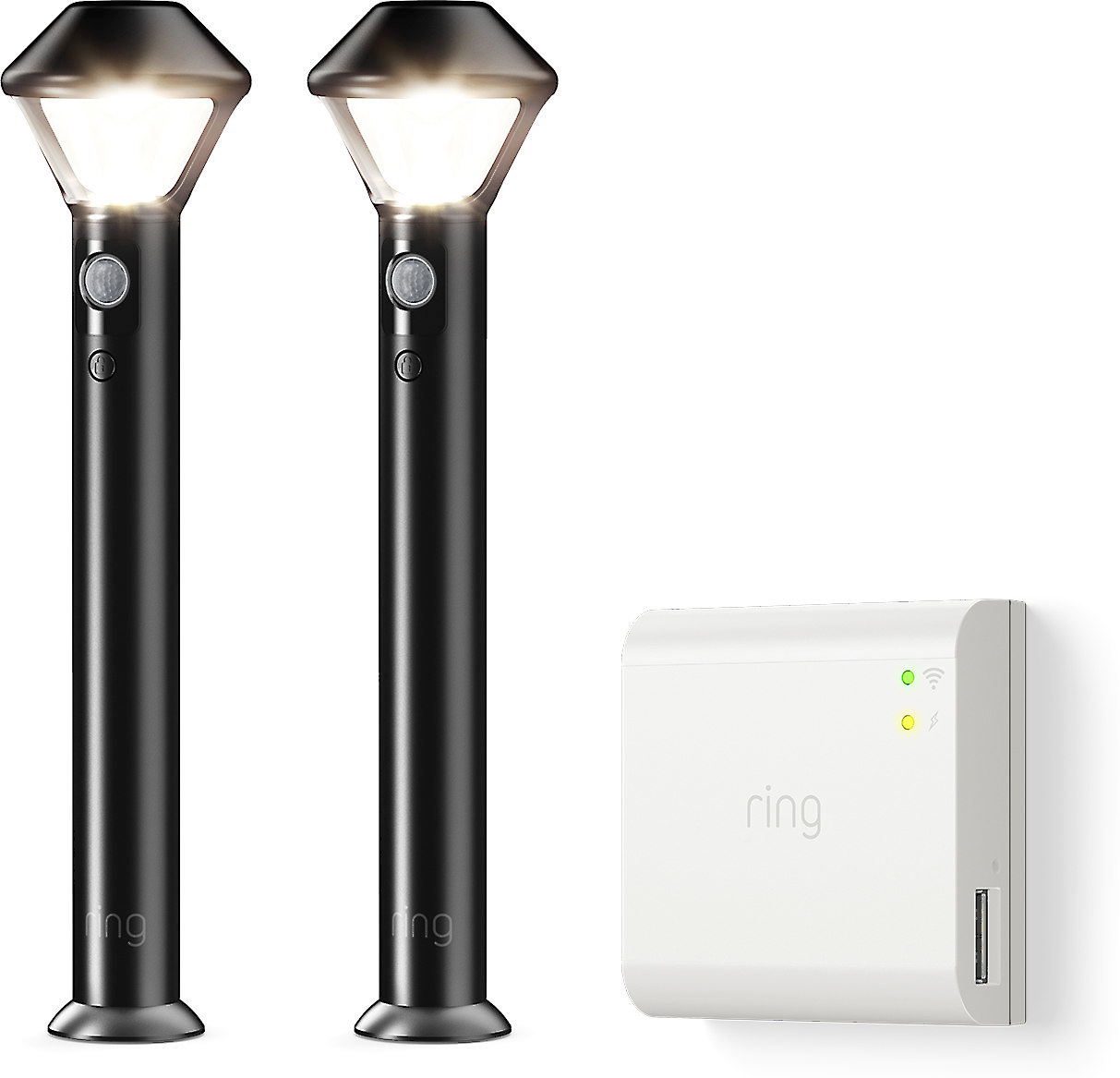 Customer Reviews: Ring Smart Lighting Pathlight 2-pack + Bridge Two ...
