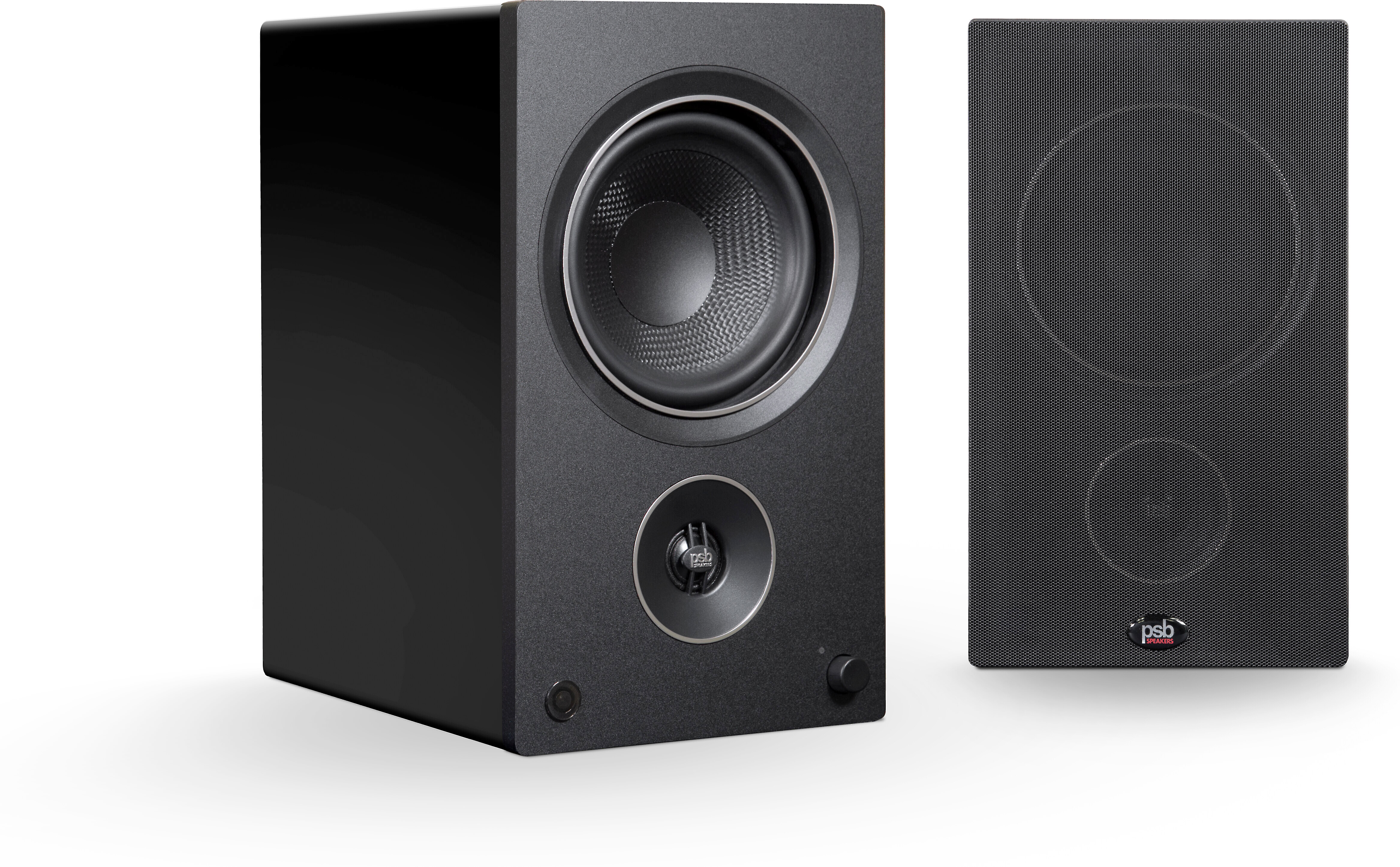 PSB Powered Stereo Speakers at Crutchfield