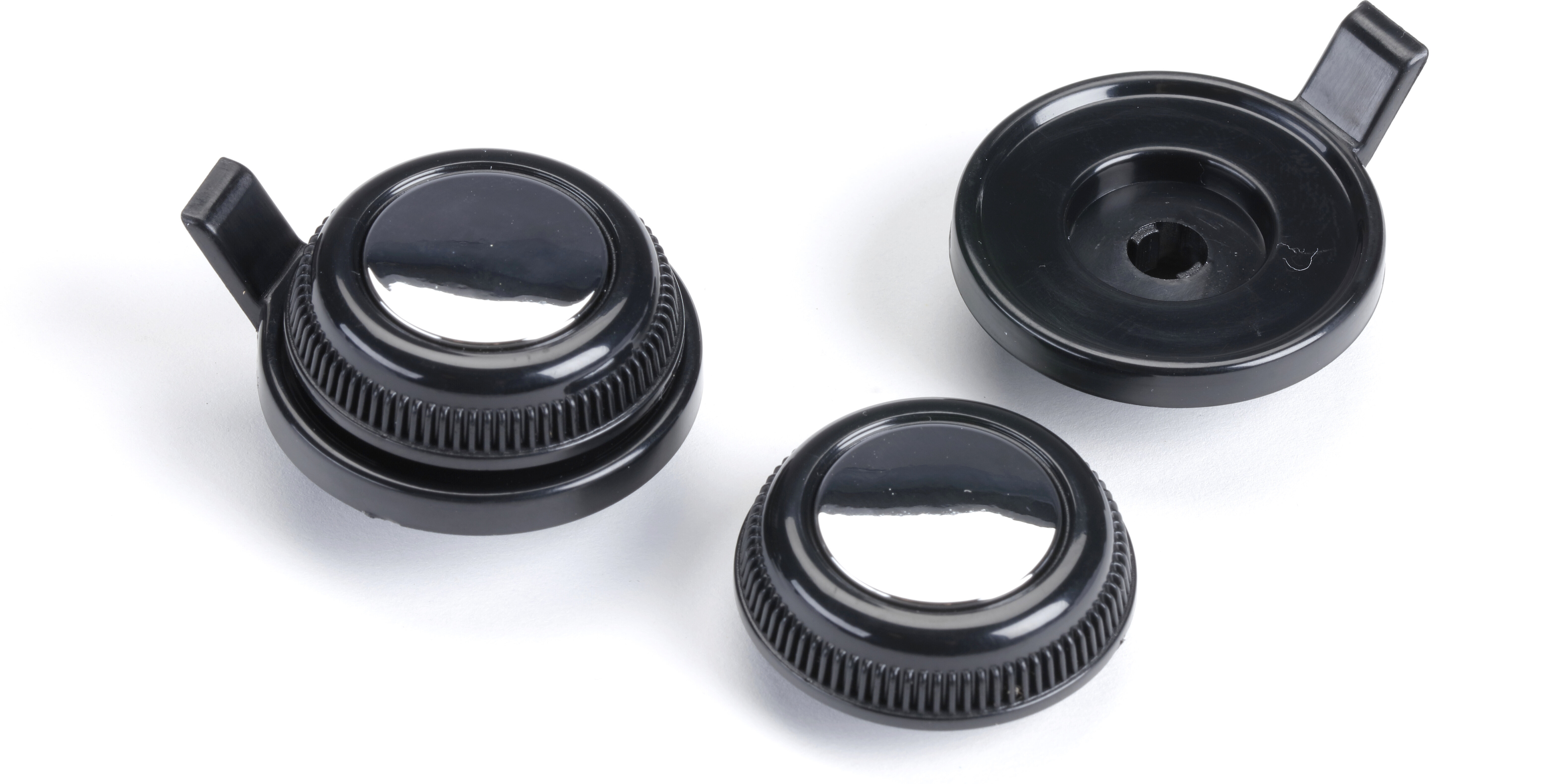 Customer Reviews: RetroSound 23P-93P Plastic Knob Set (Black front with ...