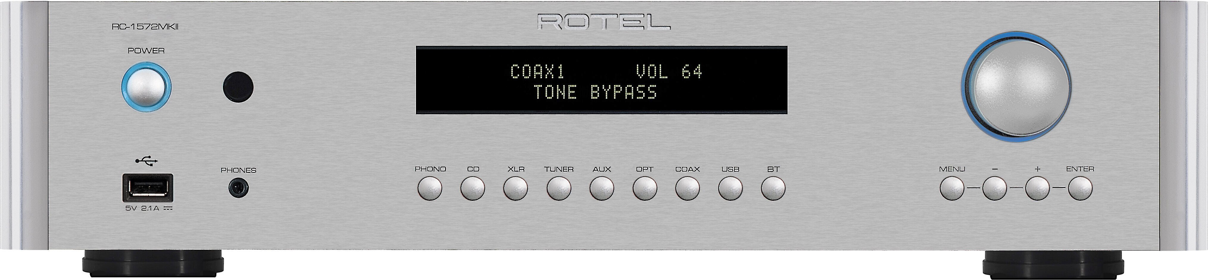 Customer Reviews: Rotel RC-1572 MKII (Silver) Stereo preamplifier with ...
