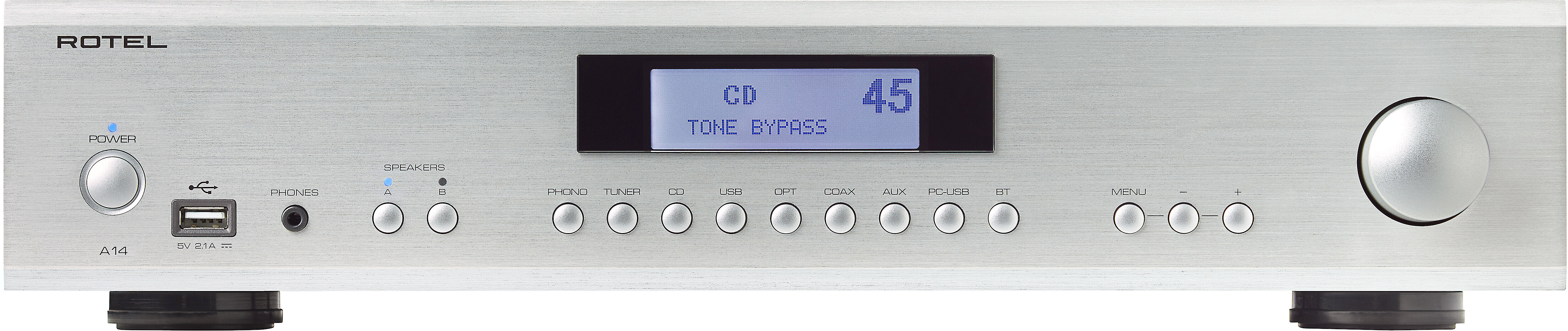 Customer Reviews: Rotel A14 (Silver) Integrated amplifier with built-in ...