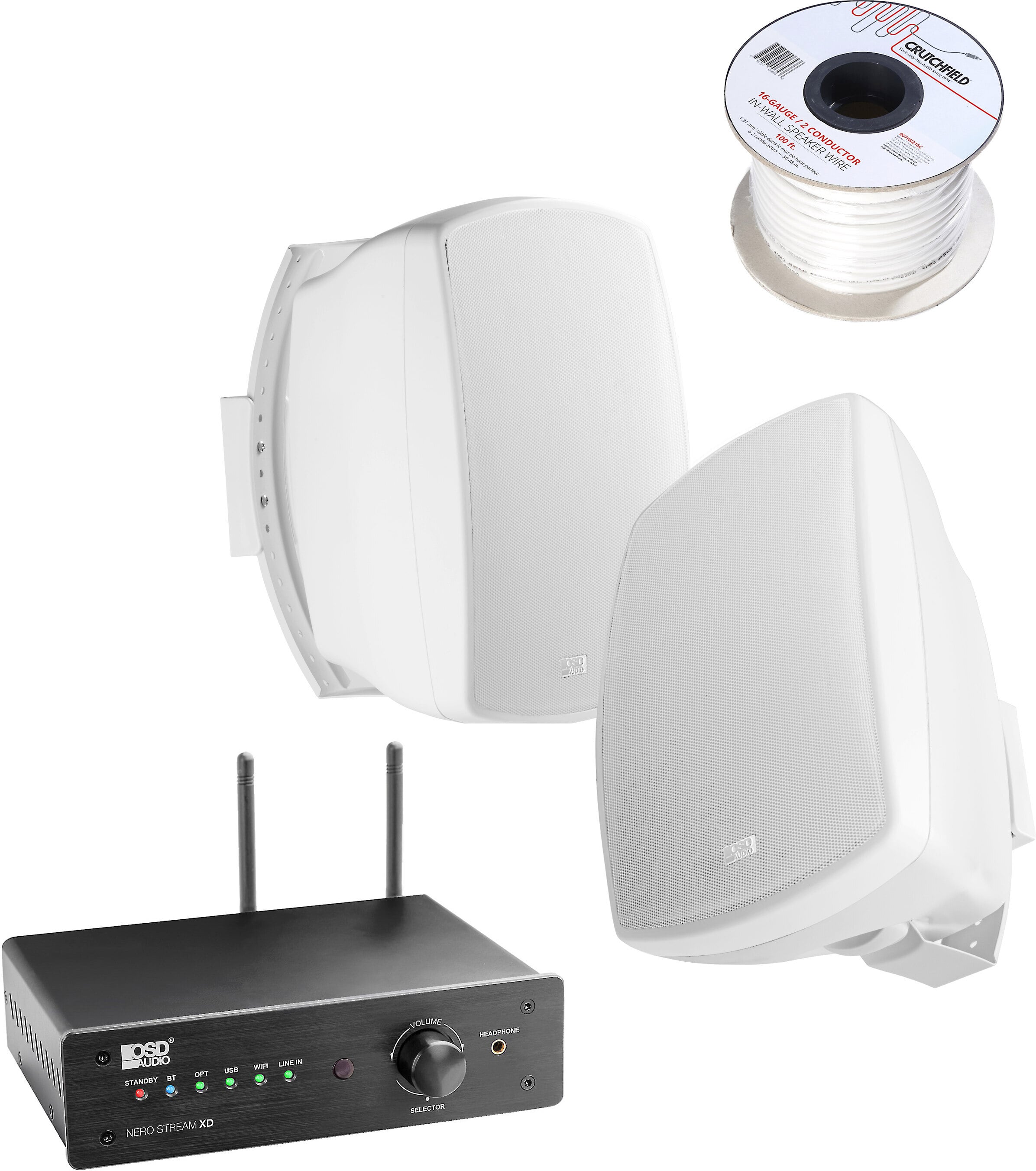 Customer Reviews: OSD Workshop/Outdoor Sound System Package (White ...