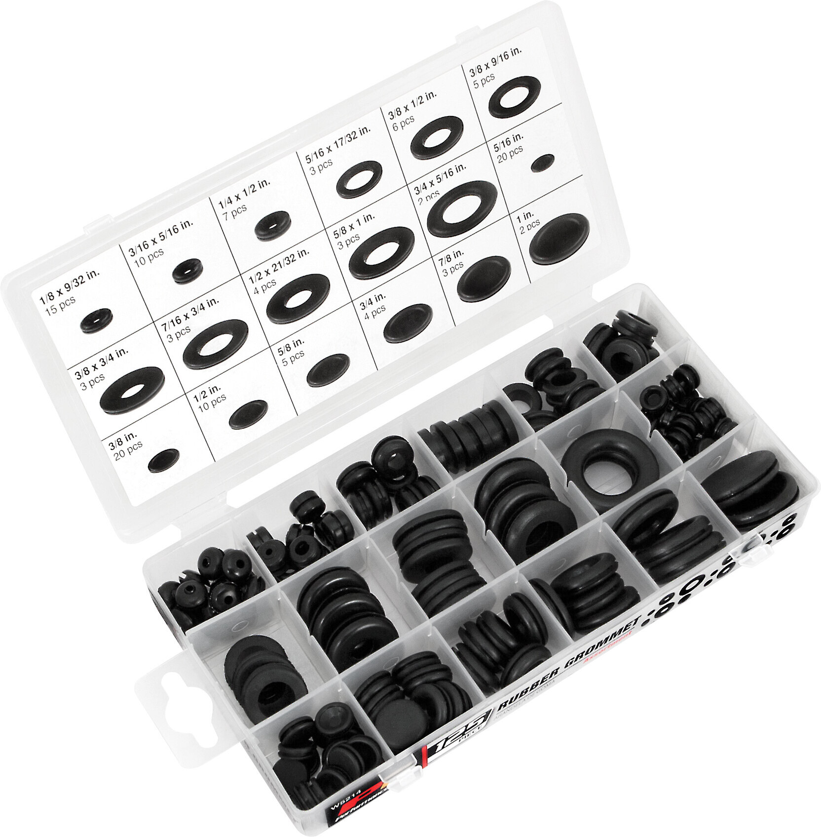Customer Reviews: Performance Tool W5214 125-piece rubber grommet set ...