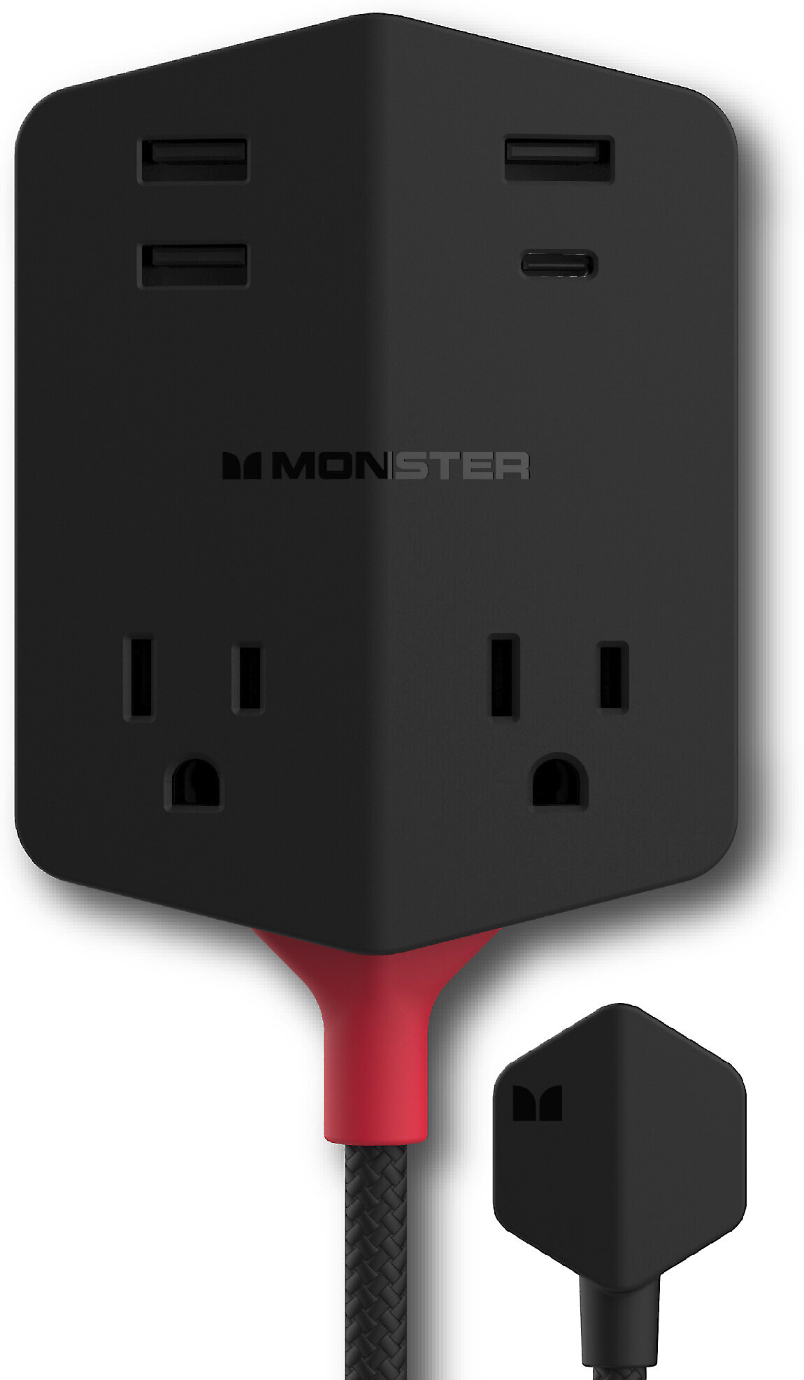 Customer Reviews: Monster Power Shield (Black) Power outlet extender ...