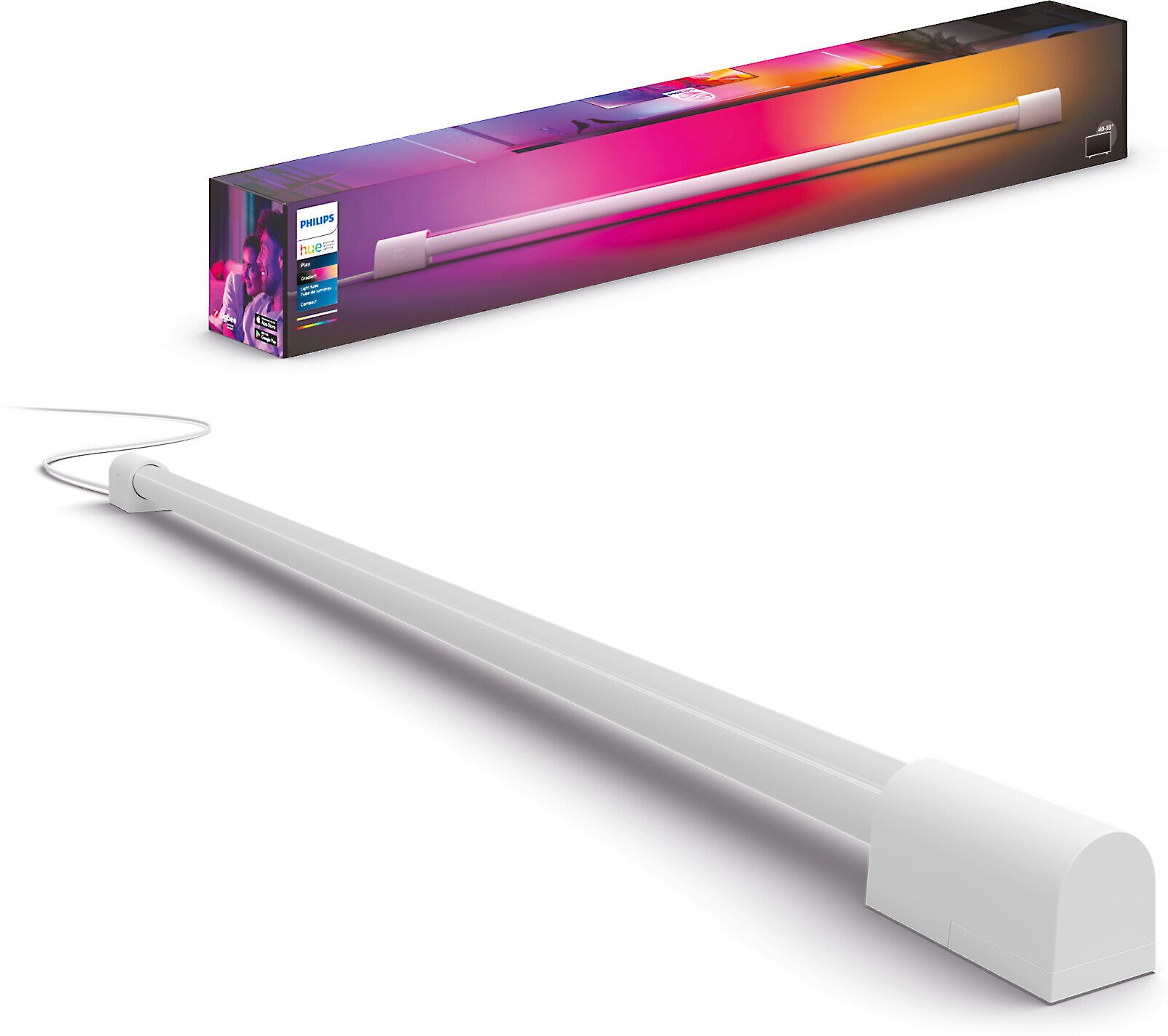 Customer Reviews: Philips Hue Play Gradient Light Tube (Compact) (White ...