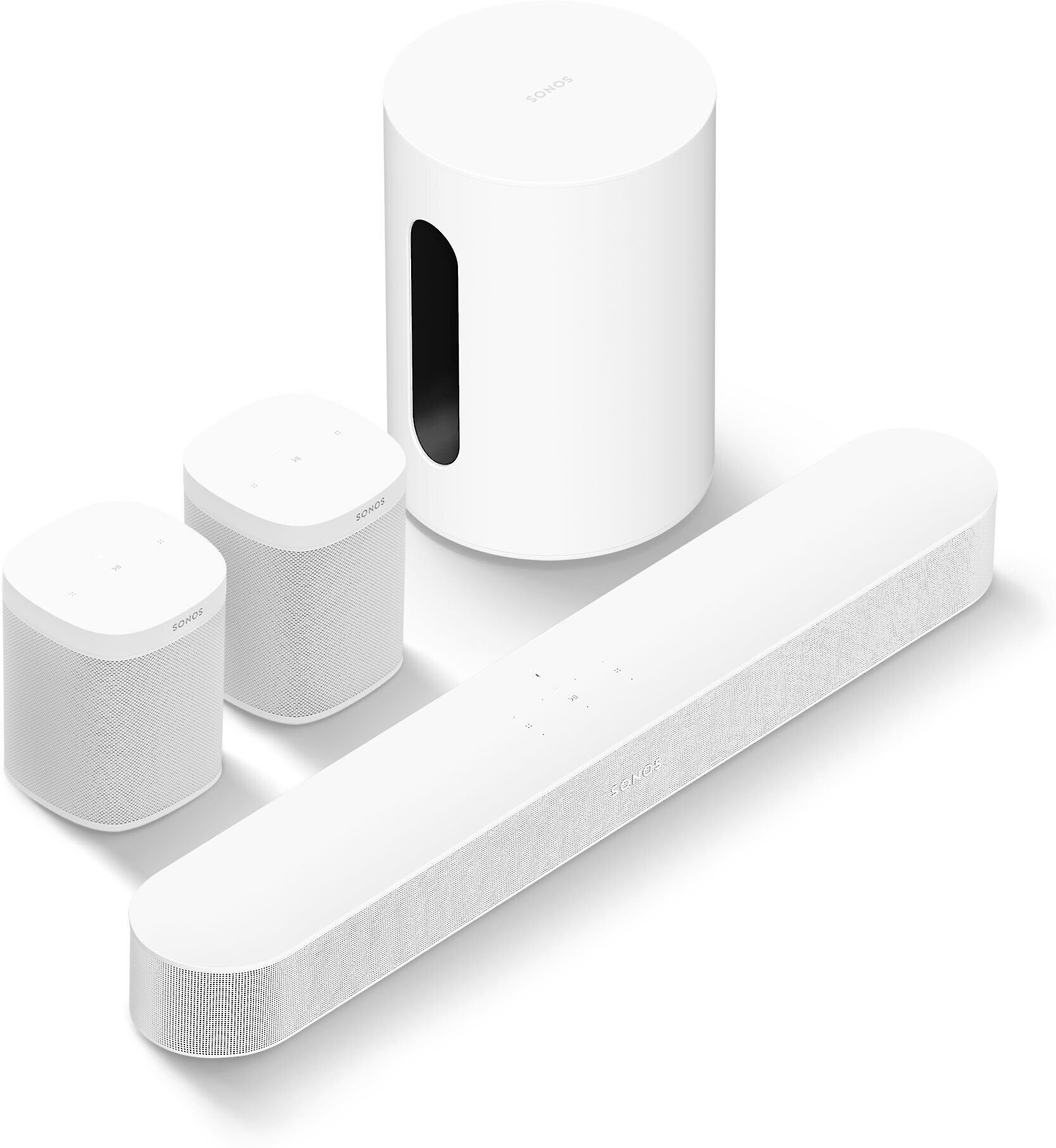 Customer Reviews: Sonos Beam 5.1 Home Theater Bundle (White) Includes ...