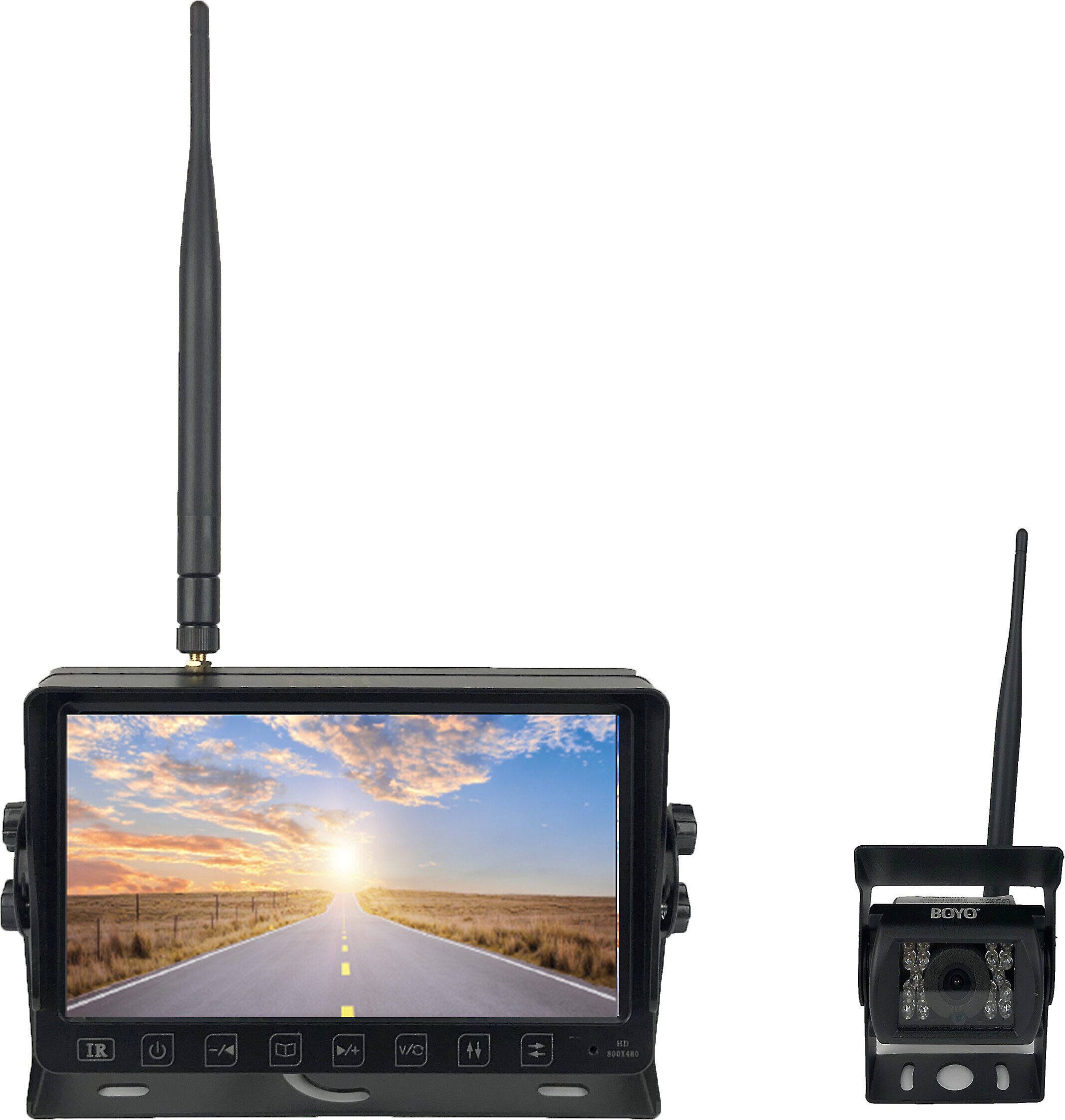 Customer Reviews: Boyo VTC703AHD 7" monitor with DVR and wireless heavy ...