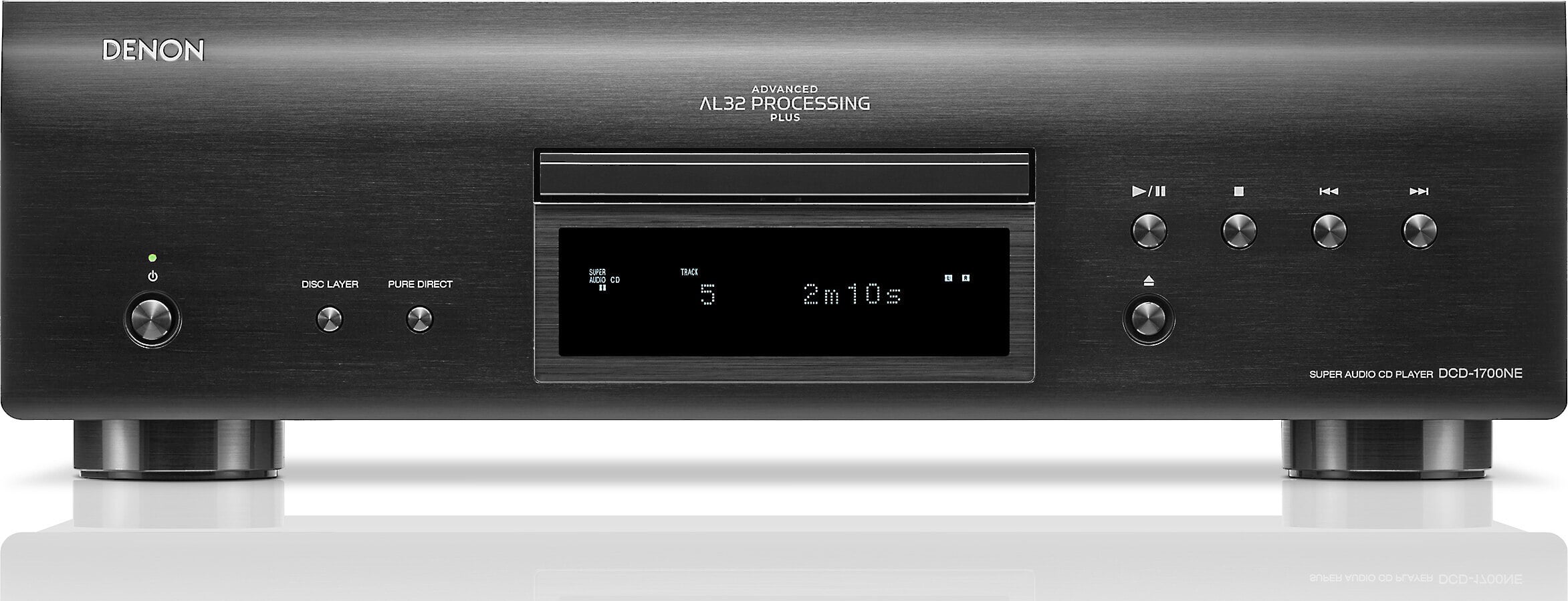 Customer Reviews: Denon DCD-1700NE (Black) CD/SACD player (Black) at ...