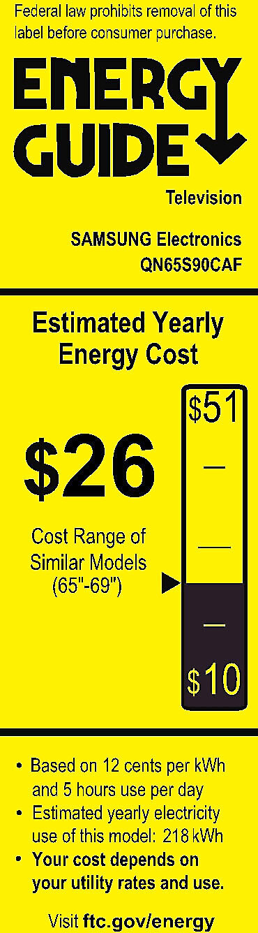 Samsung QN65S90C (65") S90C Quantum HDR OLED 4K UHD Smart TV at Crutchfield