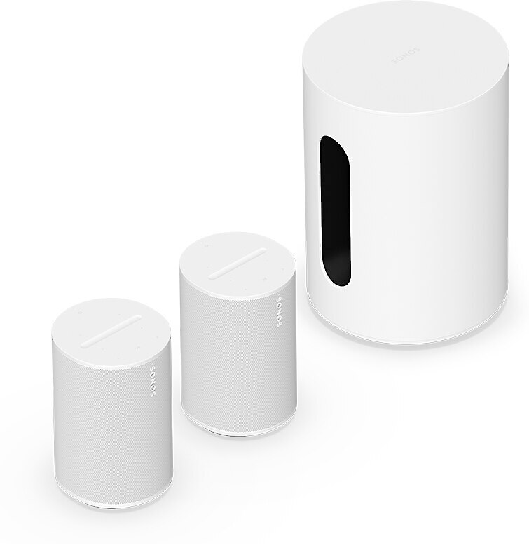 Customer Reviews: Sonos Era 100 and Sub Mini Home Theater Bundle (White ...