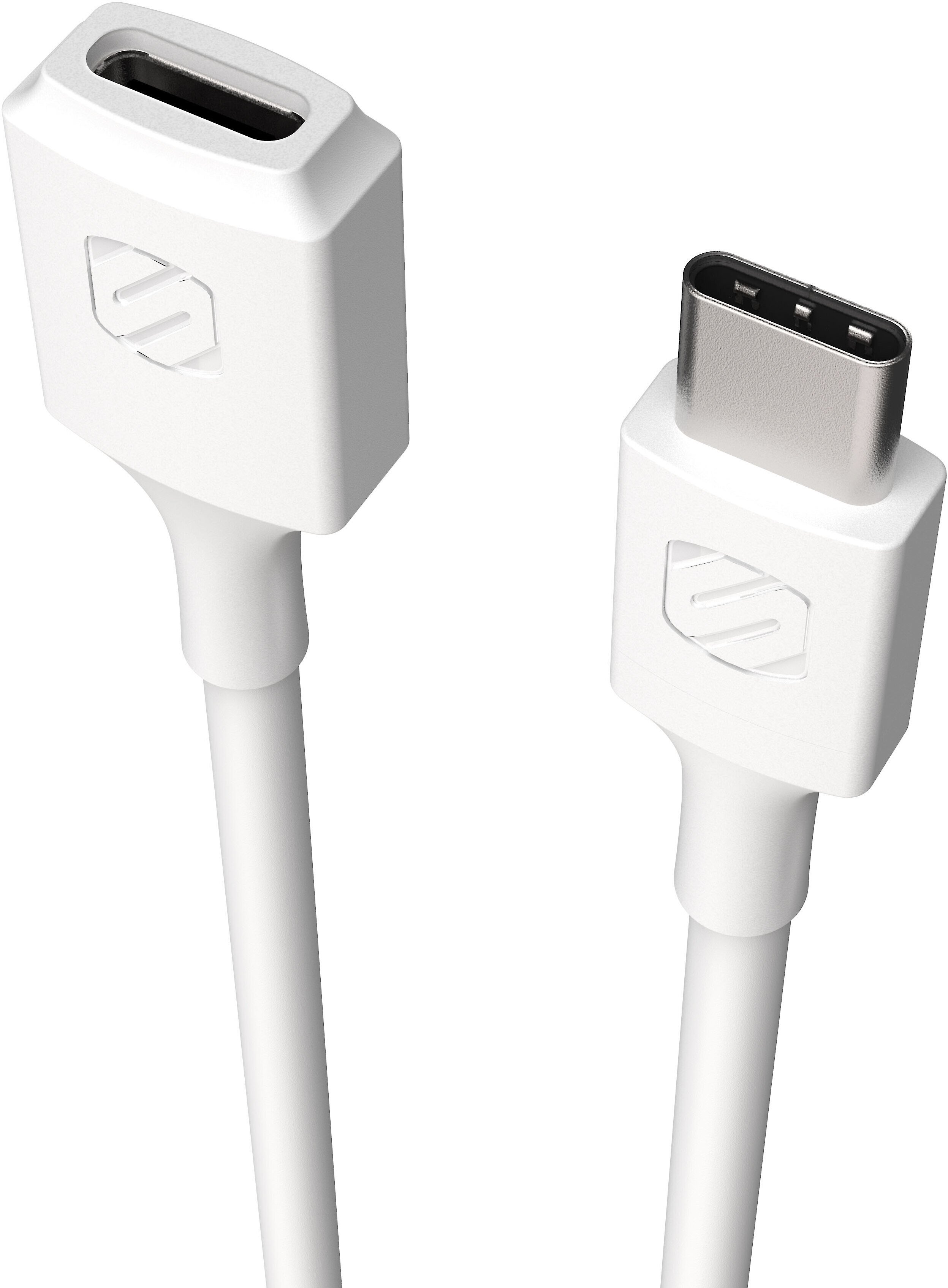 Customer Reviews: Scosche ExtendIt (White/3 feet) USB-C female-to-male ...