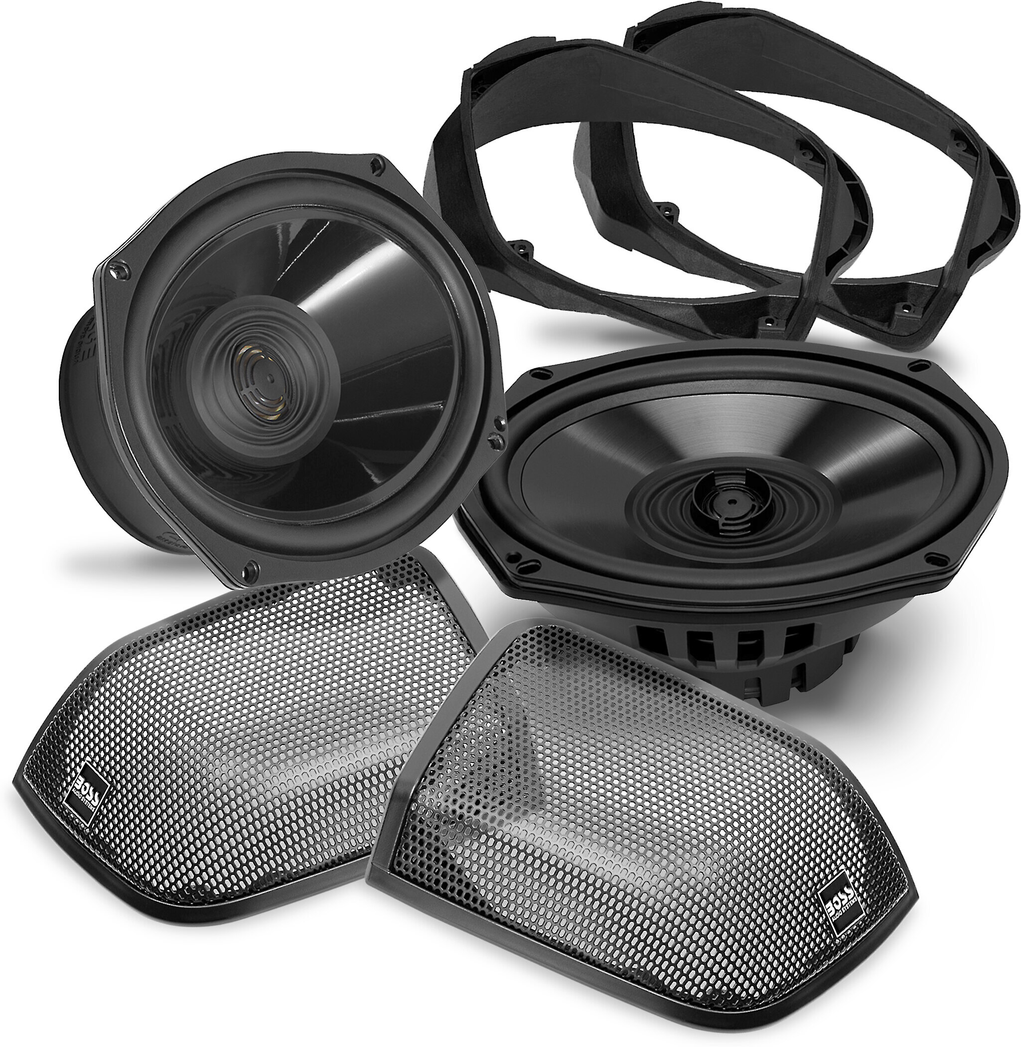 BOSS Audio Motorcycle Speakers at Crutchfield