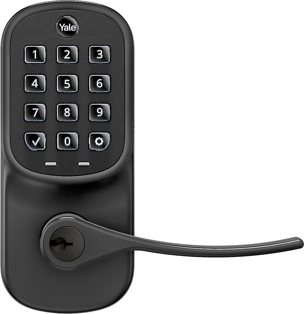 Customer Reviews: Yale Assure Lever Keypad with Z-Wave (Black Suede ...