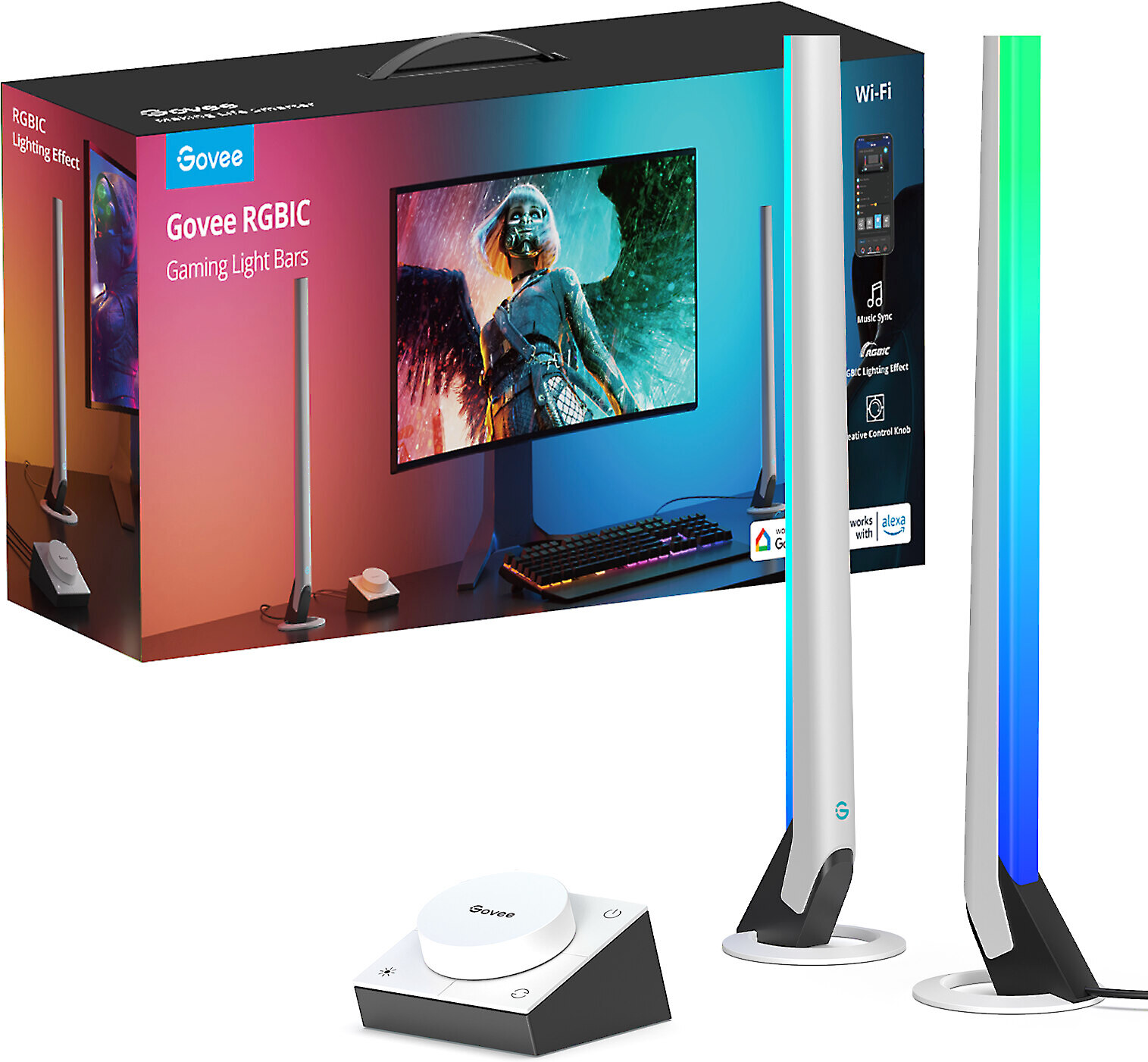 Product Videos: Govee Gaming Light Bars and Smart Controller Two RGBIC ...