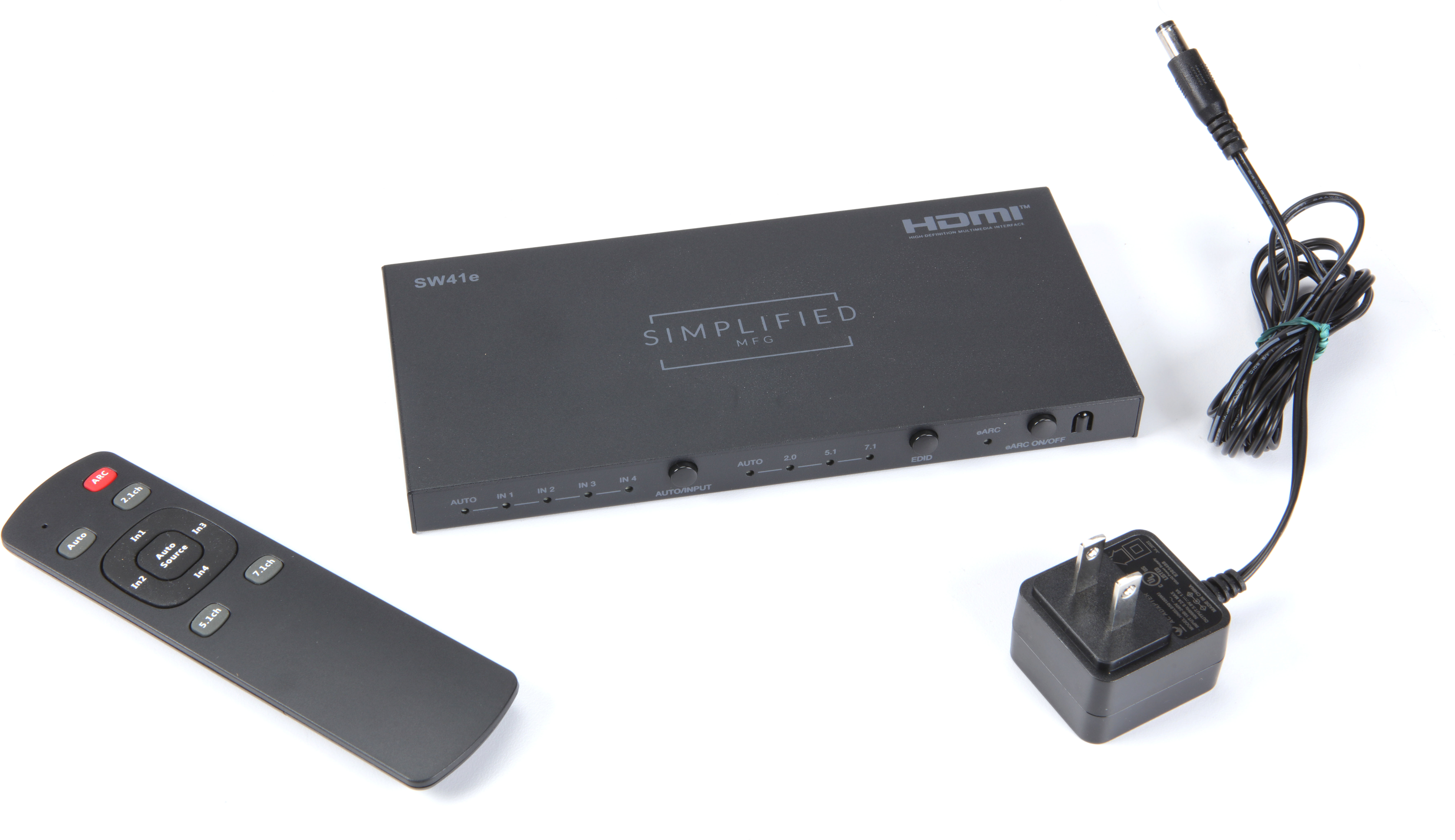 Customer Reviews: Simplified MFG SW41e 4K-compatible HDMI switcher with ...