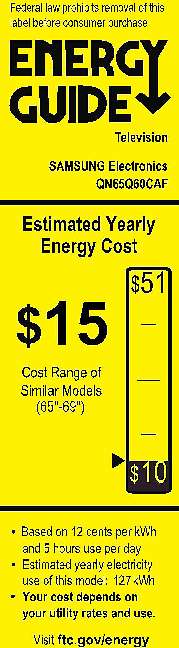 Samsung QN65Q60C (65") Q60C 4K Smart QLED UHD TV with HDR at Crutchfield