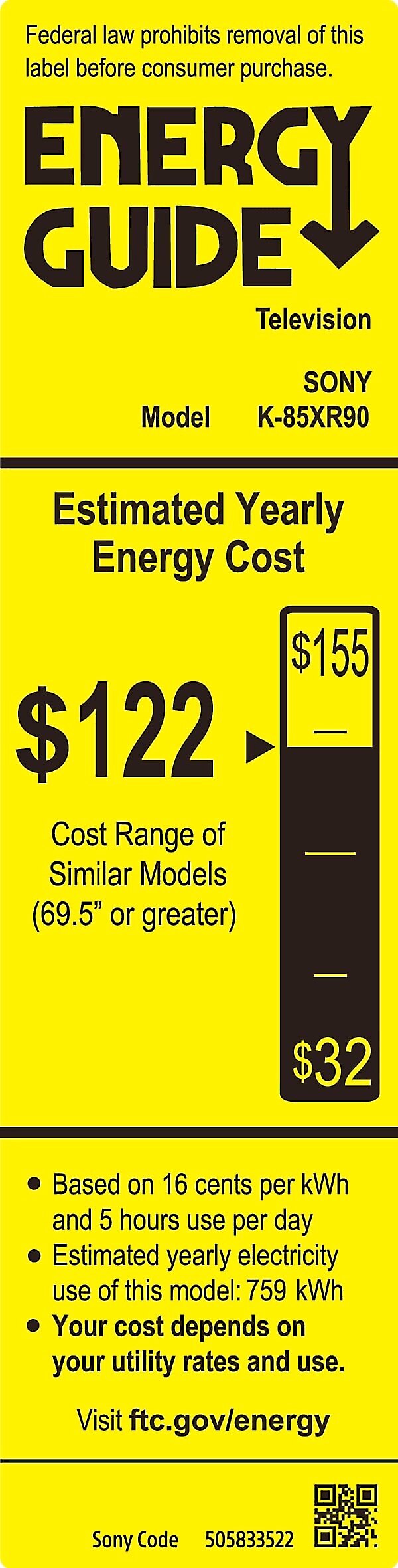 Sony BRAVIA 9 (K85XR90) (85") Smart Mini LED 4K UHD TV with HDR at Crutchfield