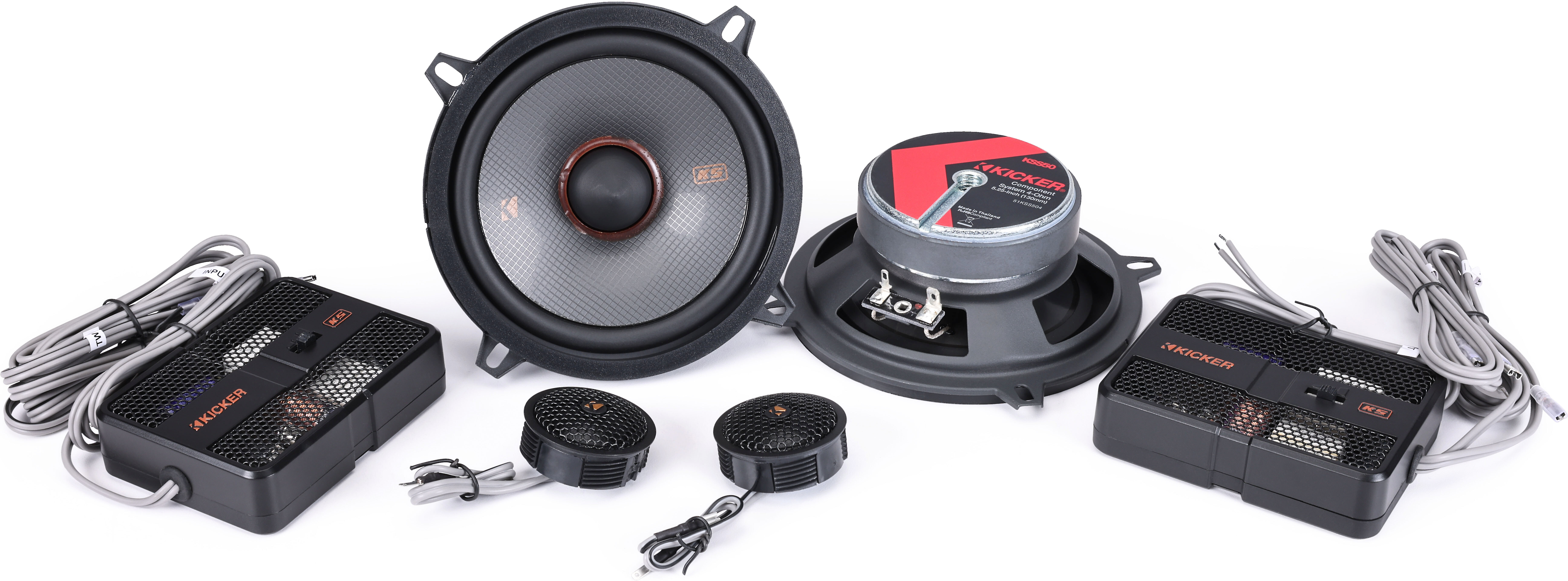 Customer Reviews: Kicker KSS50 KS Series 5-1/4" component speaker ...