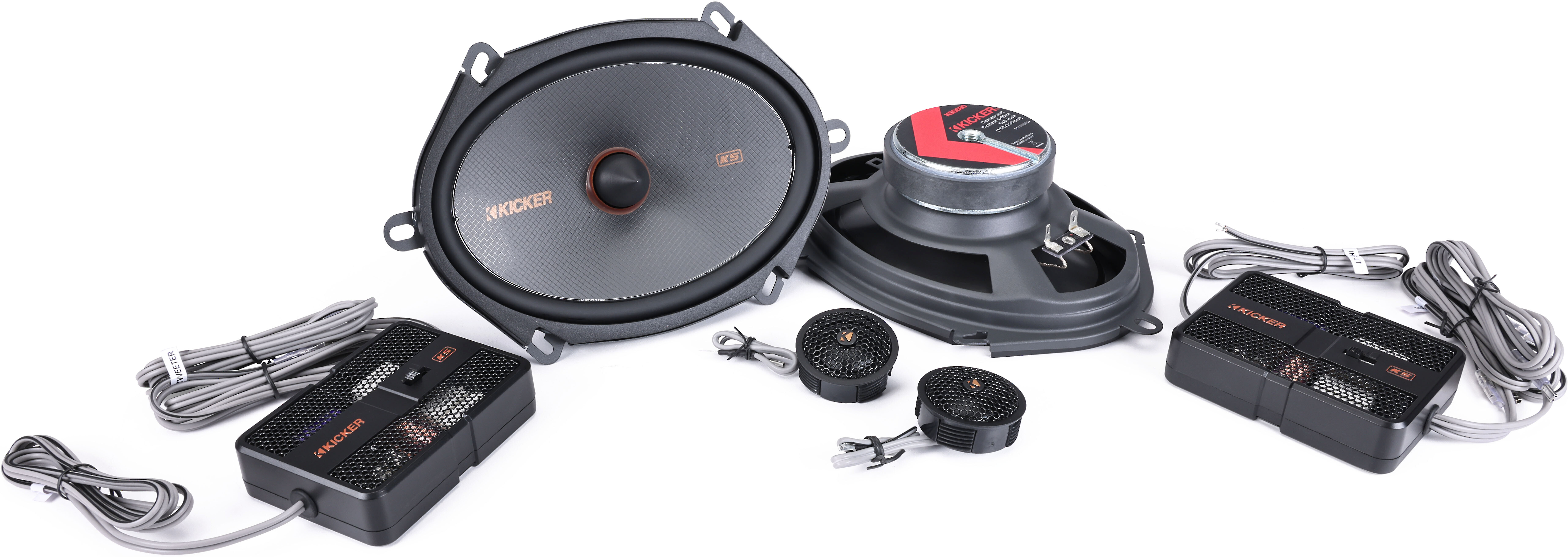 Customer Reviews: Kicker KSS680 KS Series 6"x8" 2-way component speaker ...