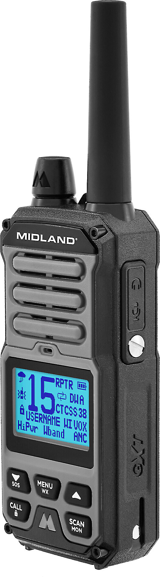 Customer Reviews: Midland GXT67 PRO Handheld 5-watt two-way GMRS radio ...