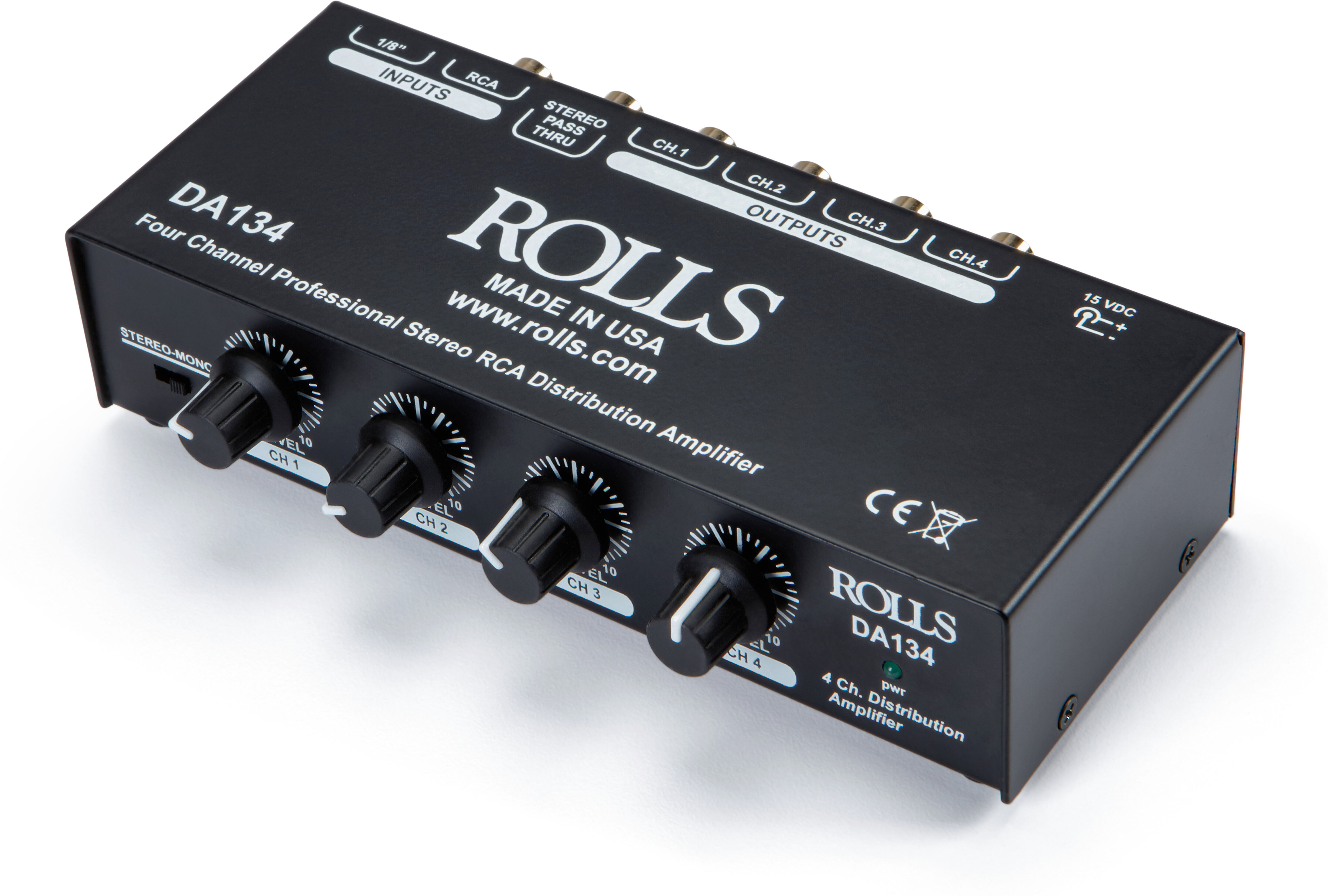 Customer Reviews: Rolls DA134 Line distribution amplifier — sends ...