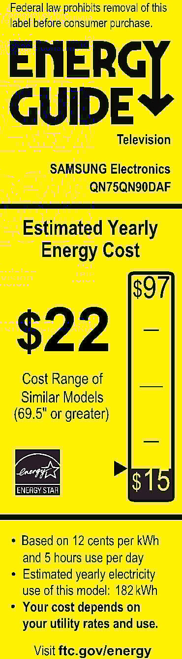 Samsung QN75QN90D (75") QN90D Smart Neo QLED 4K UHD TV with HDR at ...