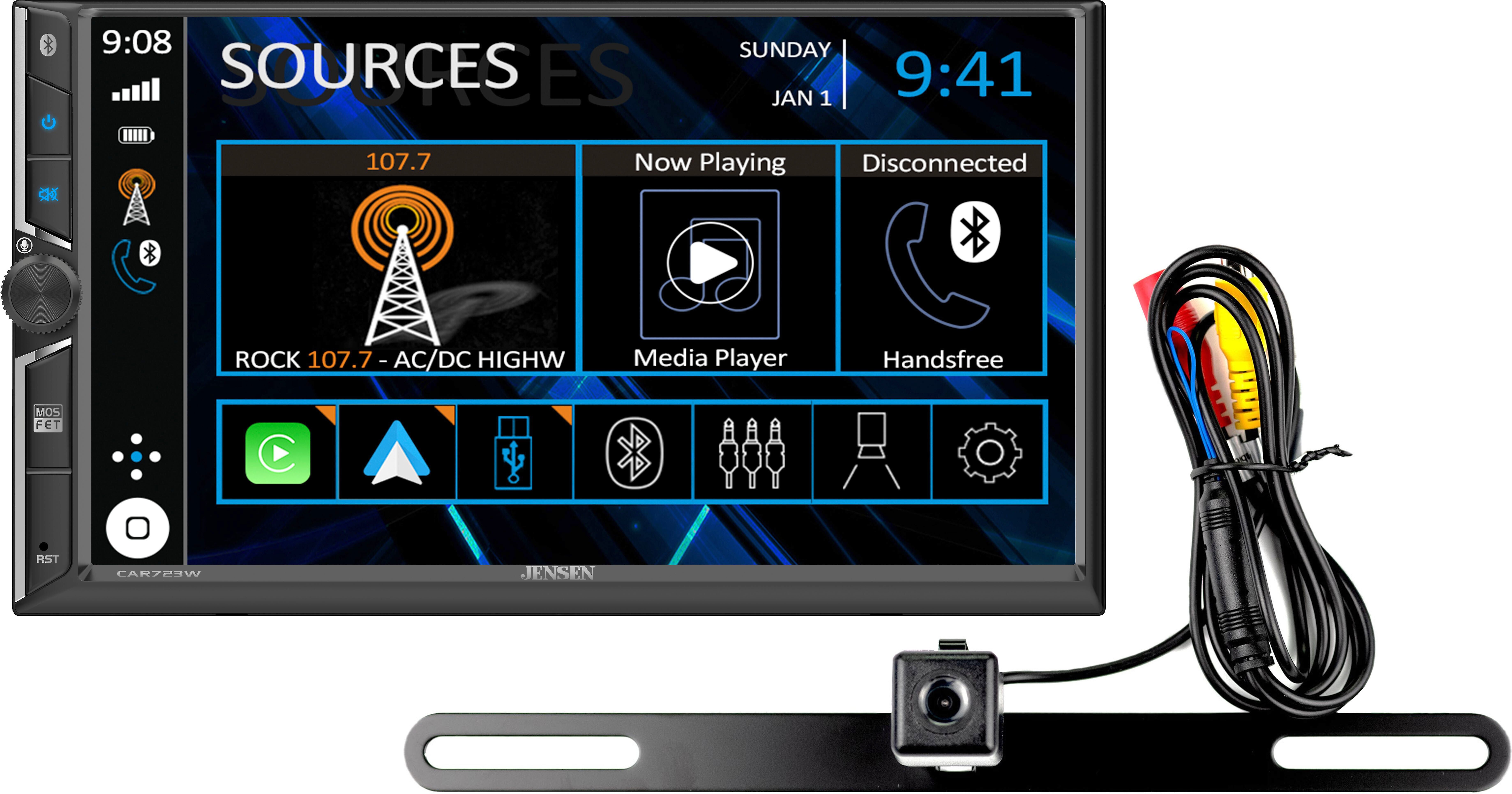 Customer Reviews: Jensen CAR723W-BC Digital multimedia receiver with ...