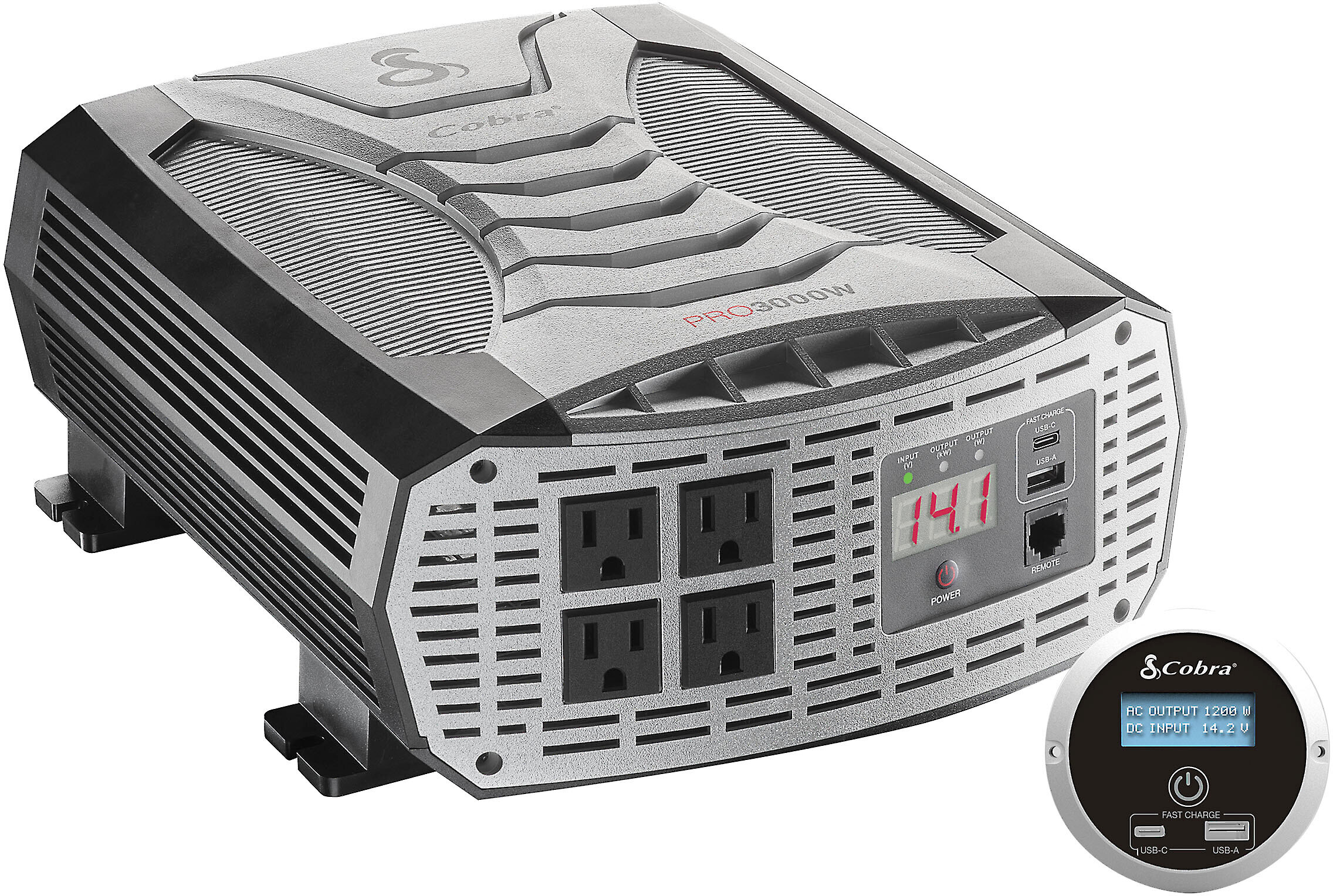 Product Videos: Cobra PRO 3000W Inverter DC to AC power inverter with ...