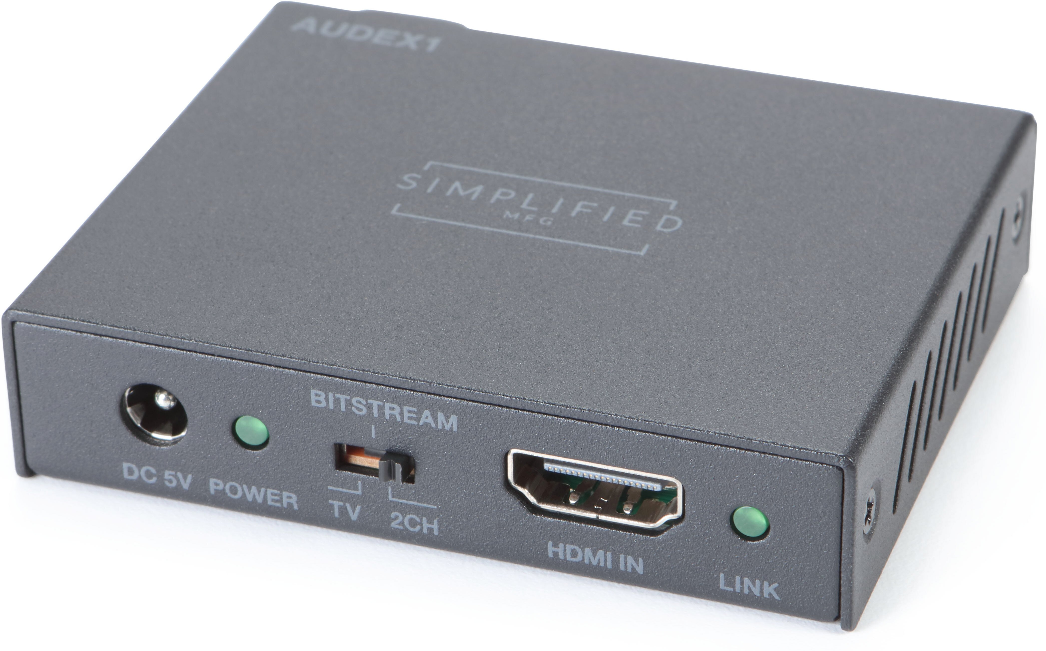 Customer Reviews: Simplified MFG AUDEX1 HDMI audio extractor at Crutchfield