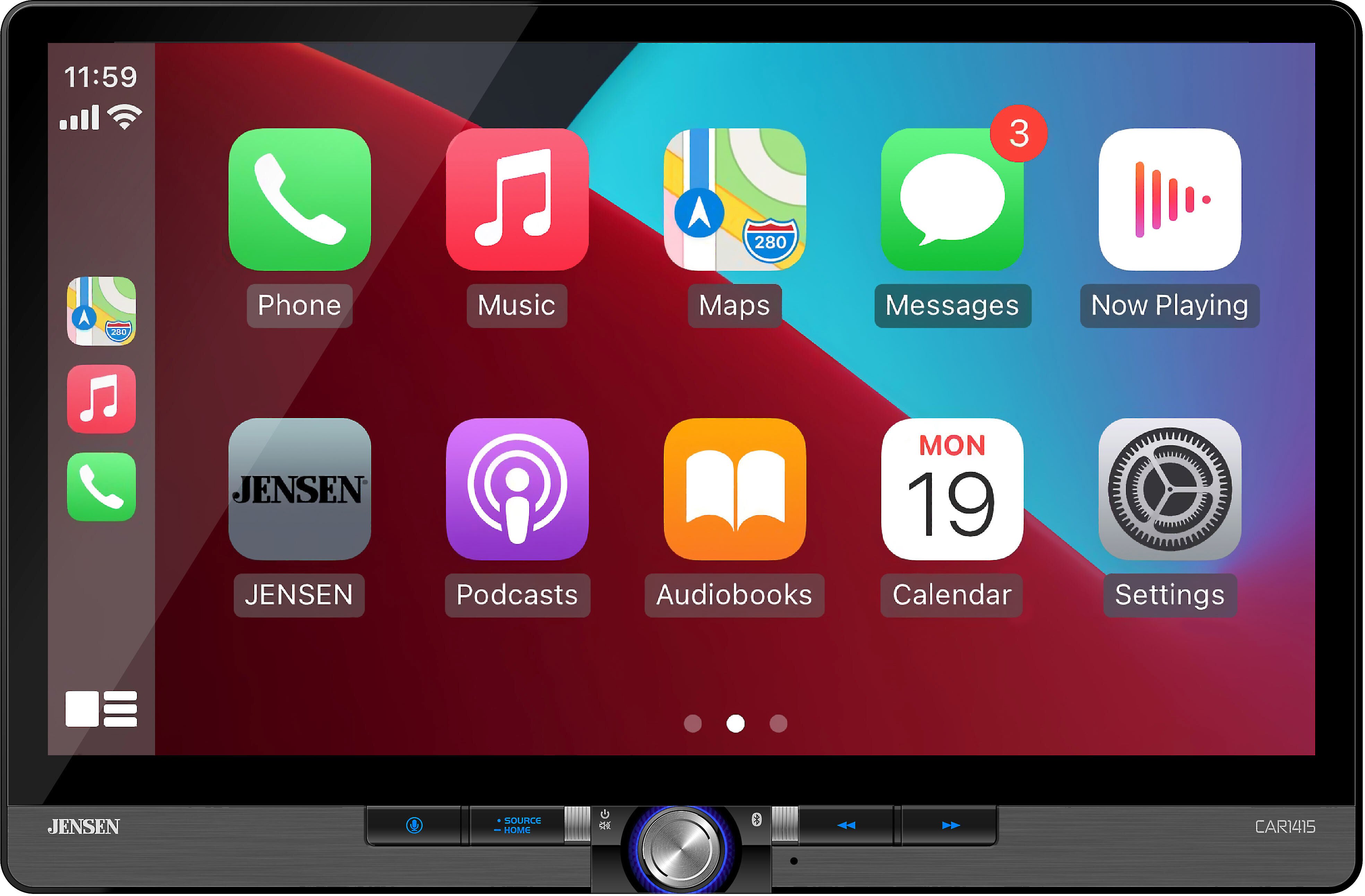 Customer Reviews: Jensen CAR1415 Digital multimedia receiver (does not ...
